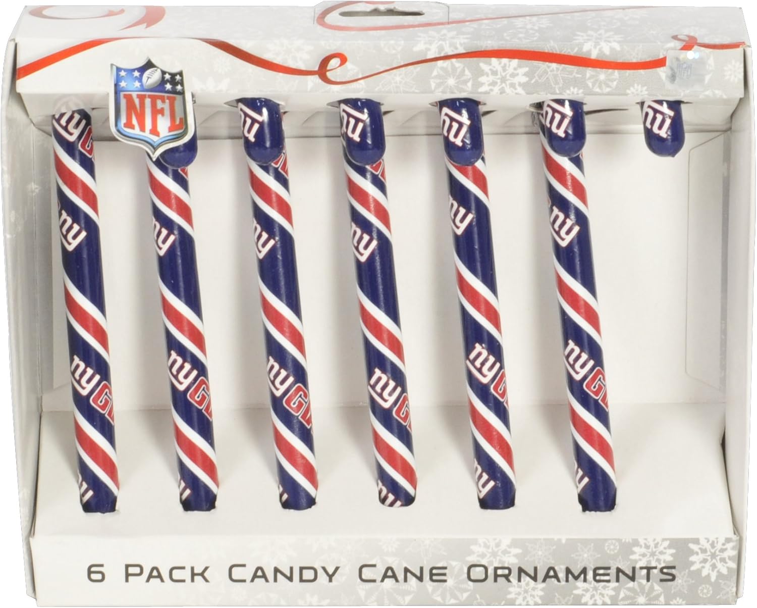 Amazon.com: New York Giants Candy Cane Ornament Set - NFL Football ...