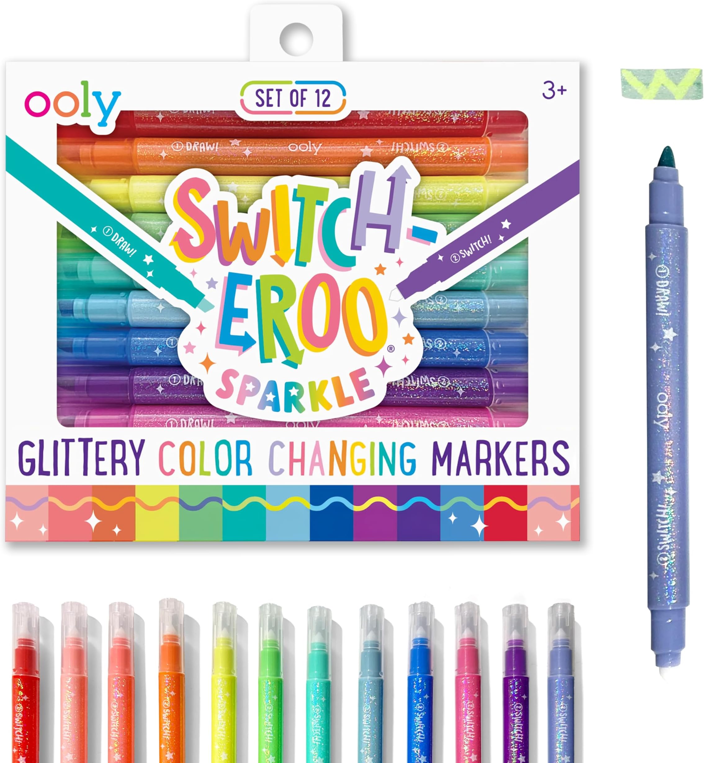 Amazon.com: Crayola Color Changing Markers (8ct), No Bleed Markers for ...