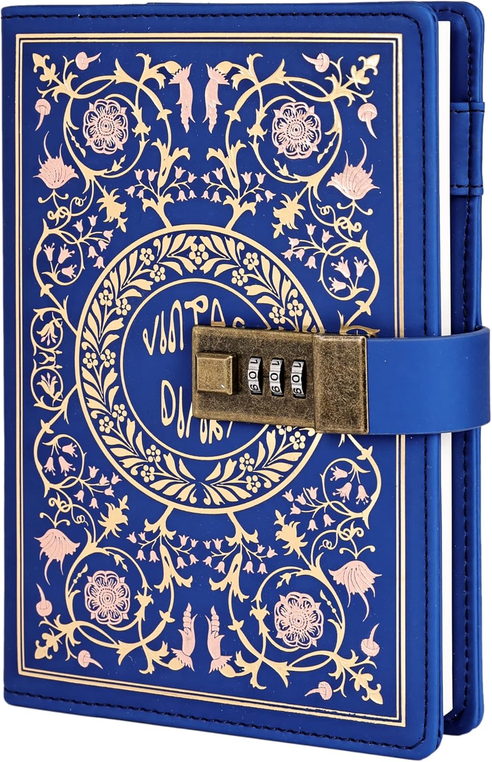 Amazon.com : TIEFOSSI Locked Diary for Women, Vintage Flower Journal ...