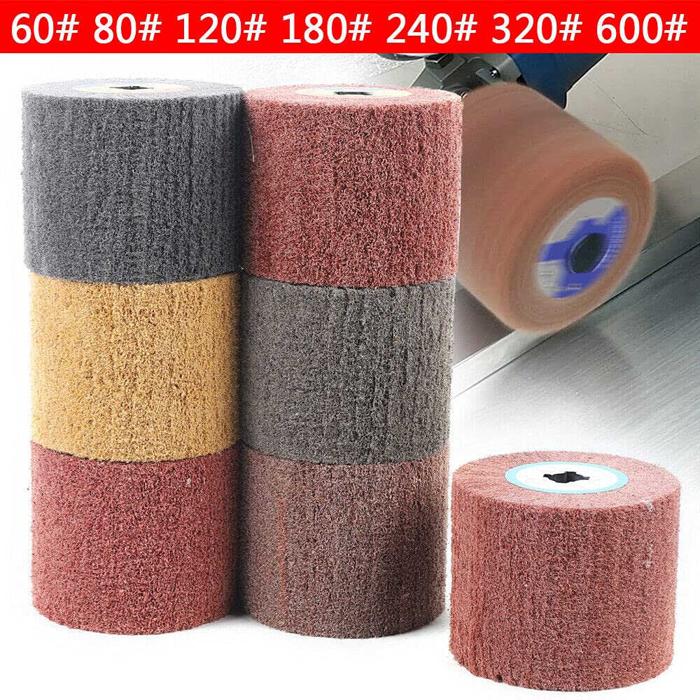 Snapklik.com : 7Pcs Polishing Burnishing Wheel Wire Drawing Wheel Brush ...