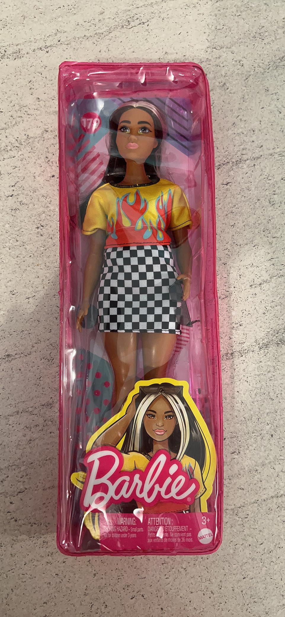 Barbie Fashionistas poupée Mannequin #179 aux Longs Cheveux méchés ...