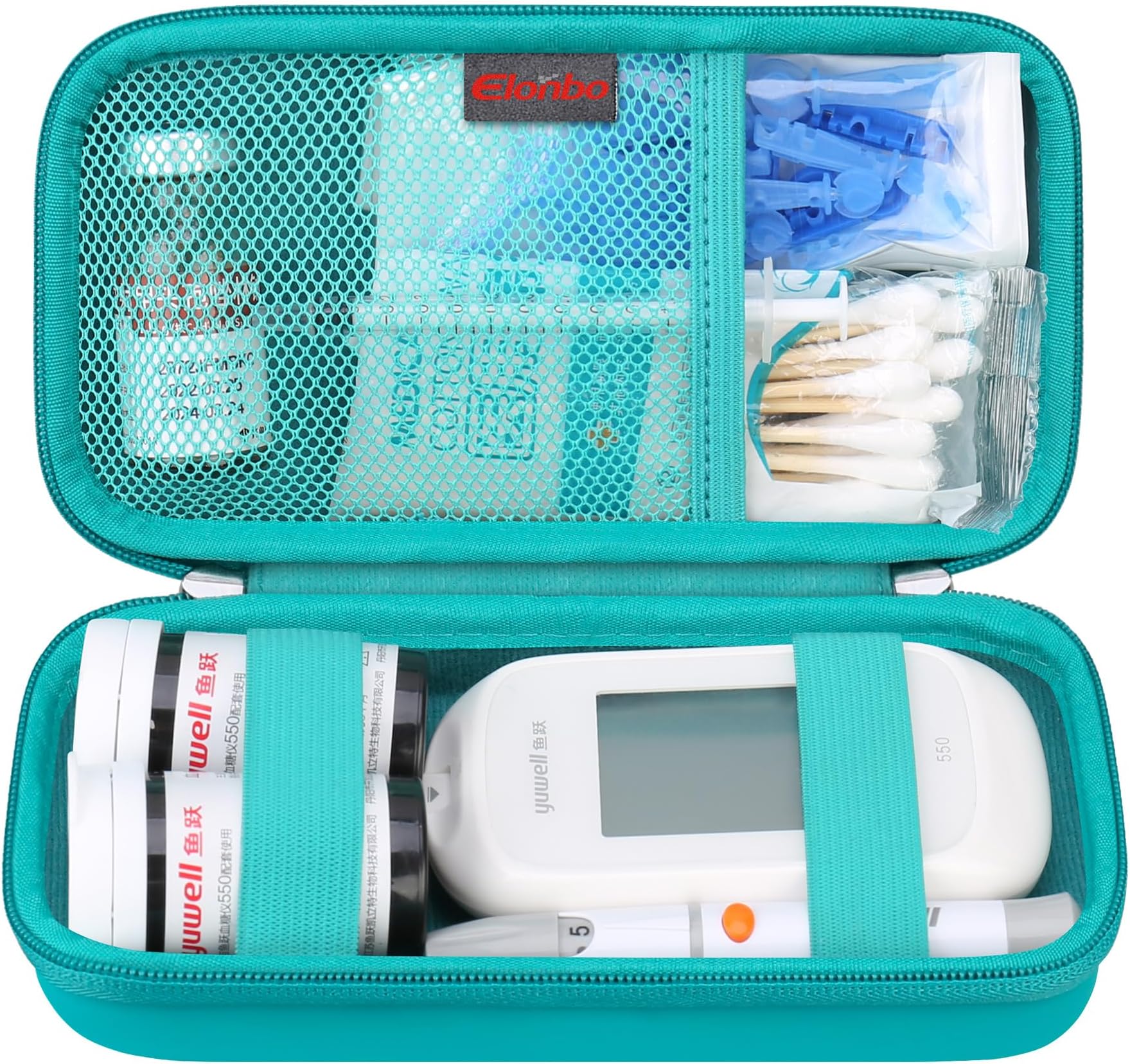Amazon.com: Elonbo Diabetic Supplies Travel Case, Diabetic Supply ...