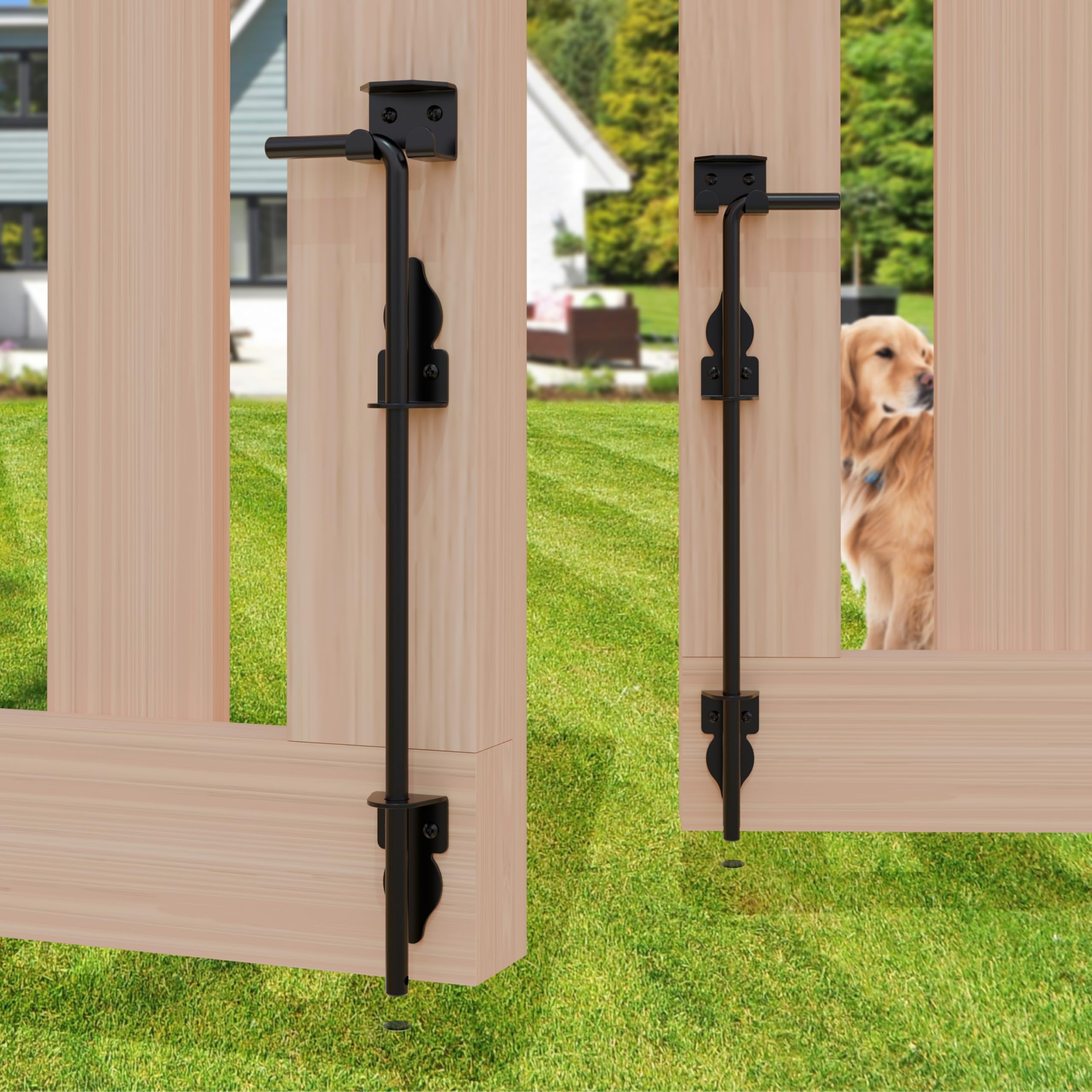 18 Inch Cane Bolt Heavy Duty Gate Drop Rod Steel | Desertcart Japan