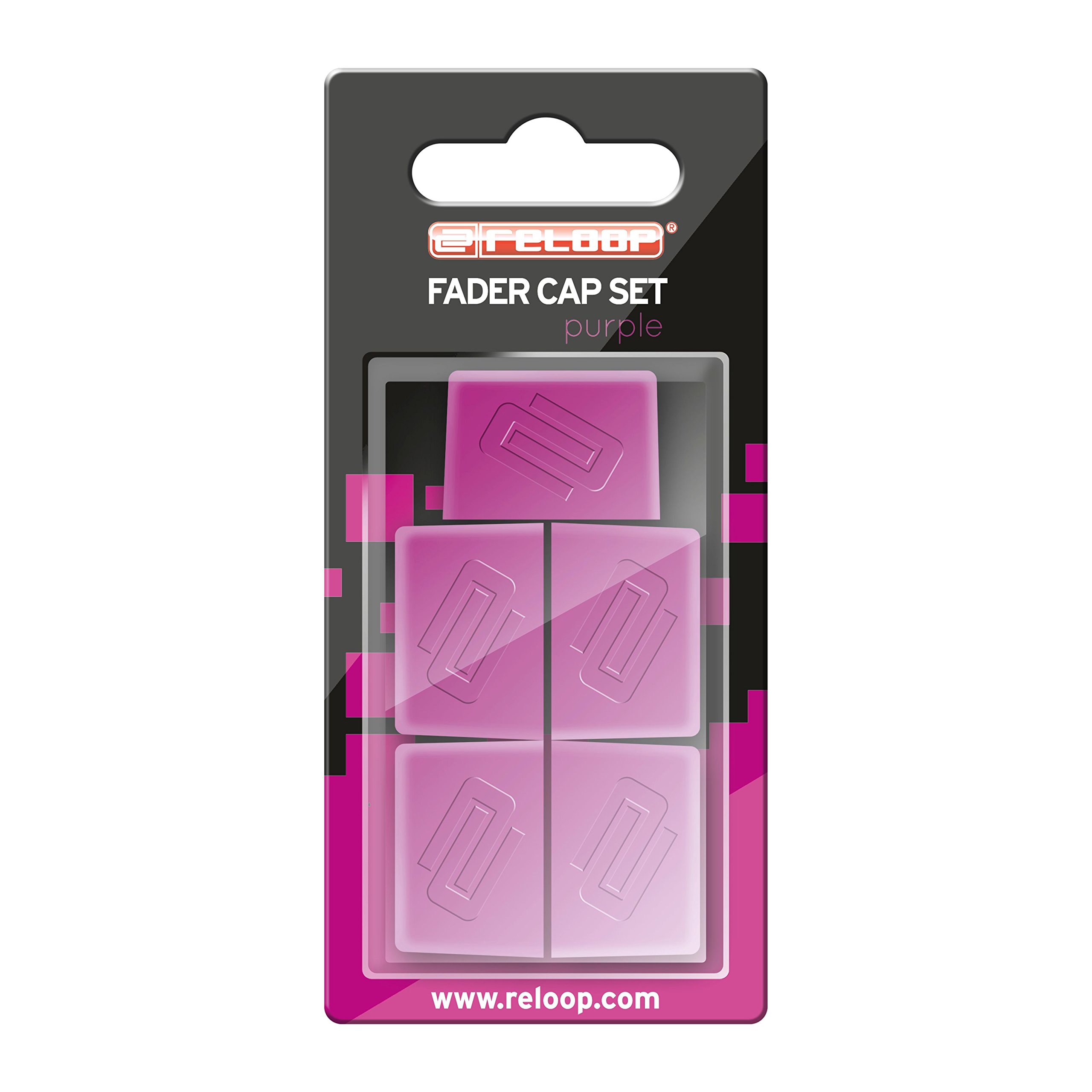Snapklik.com : Reloop Fader Cap Set Purple - 5 Fader Caps, Rubber ...
