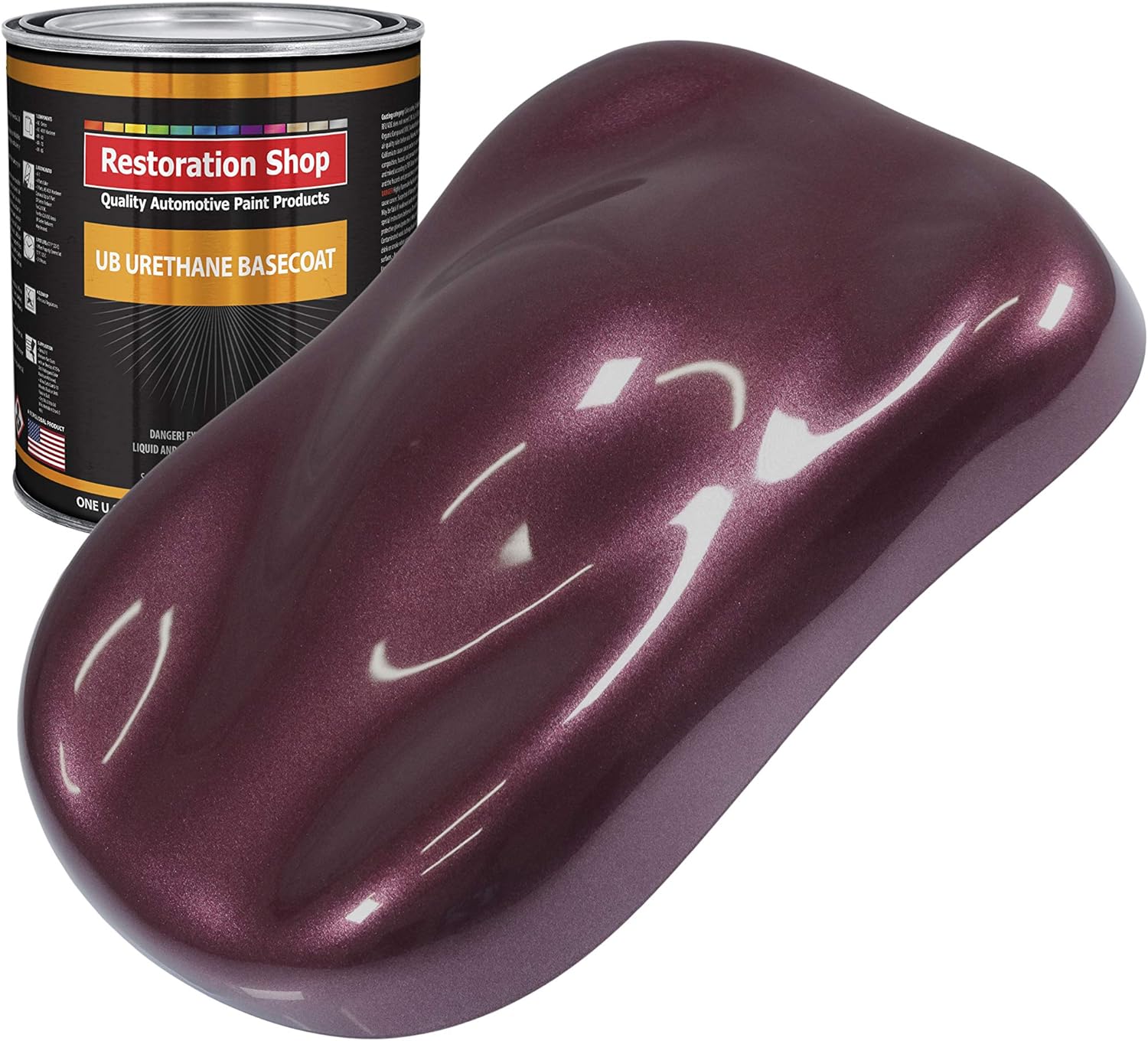 Amazon.com: Restoration Shop - Milano Maroon Firemist Urethane Basecoat ...