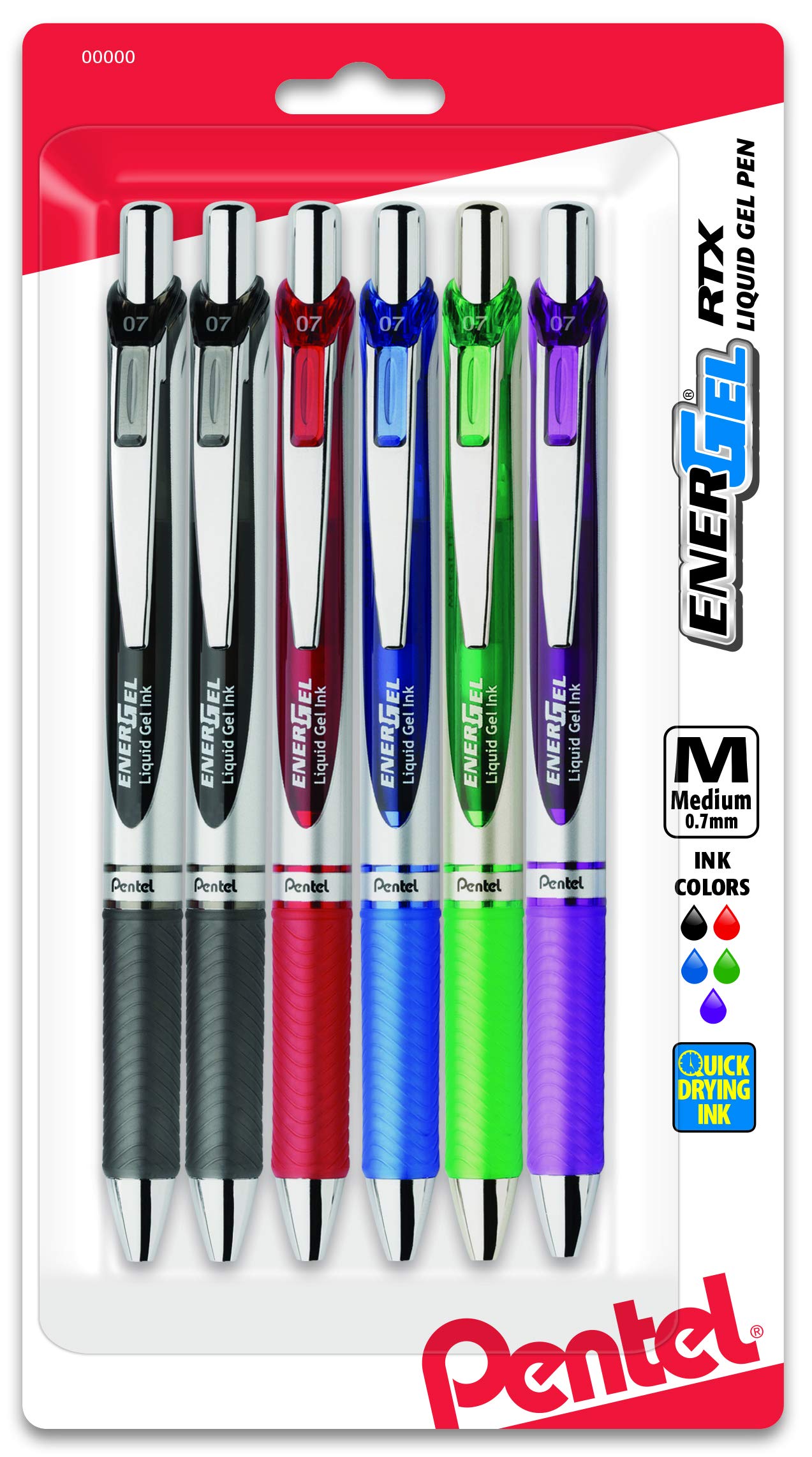 Snapklik.com : Pentel EnerGel RTX Retractable Liquid Gel Pen