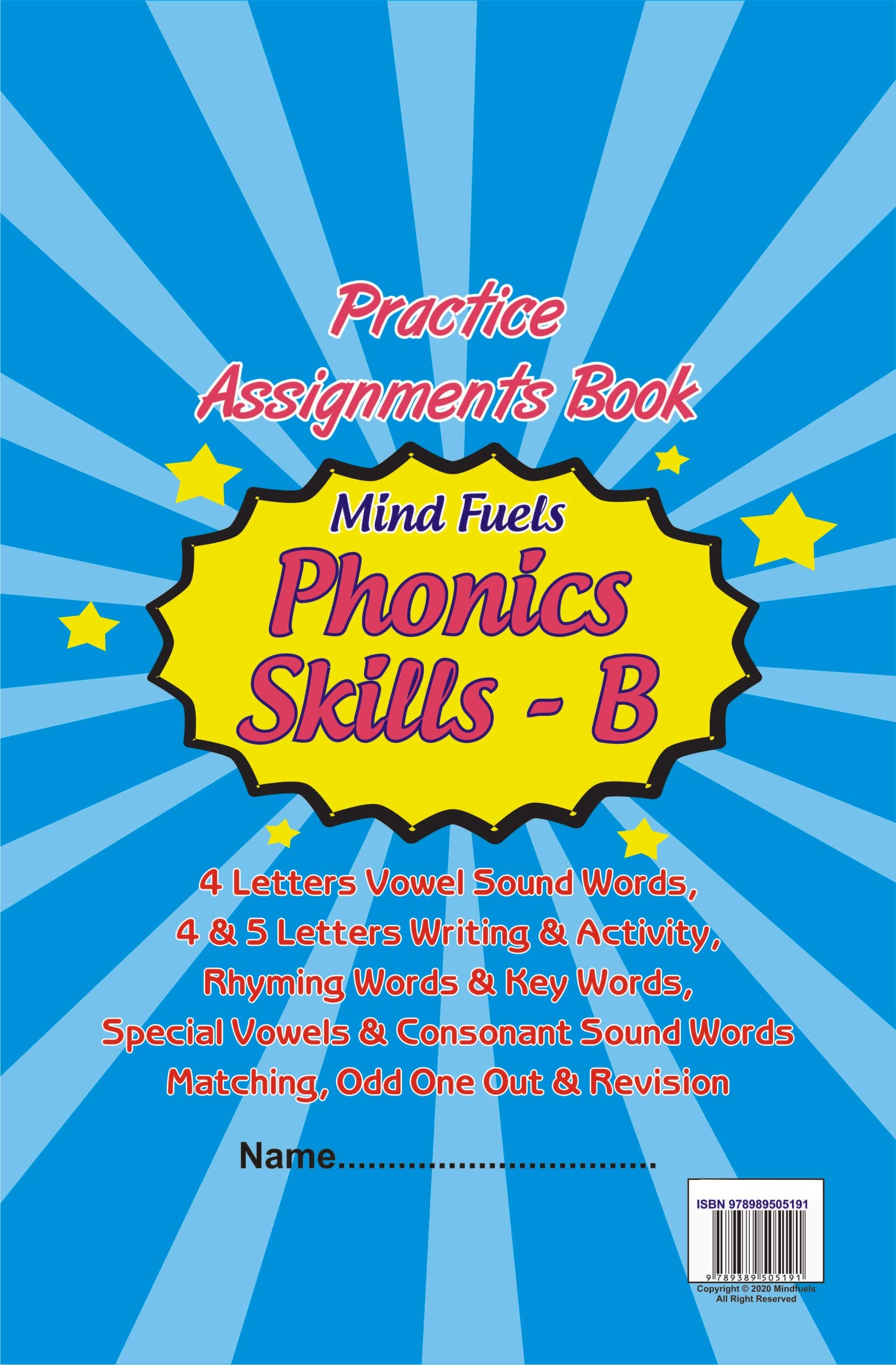 Mindfuels Practice Assignment Book On Phonics Skill B To Keep ...