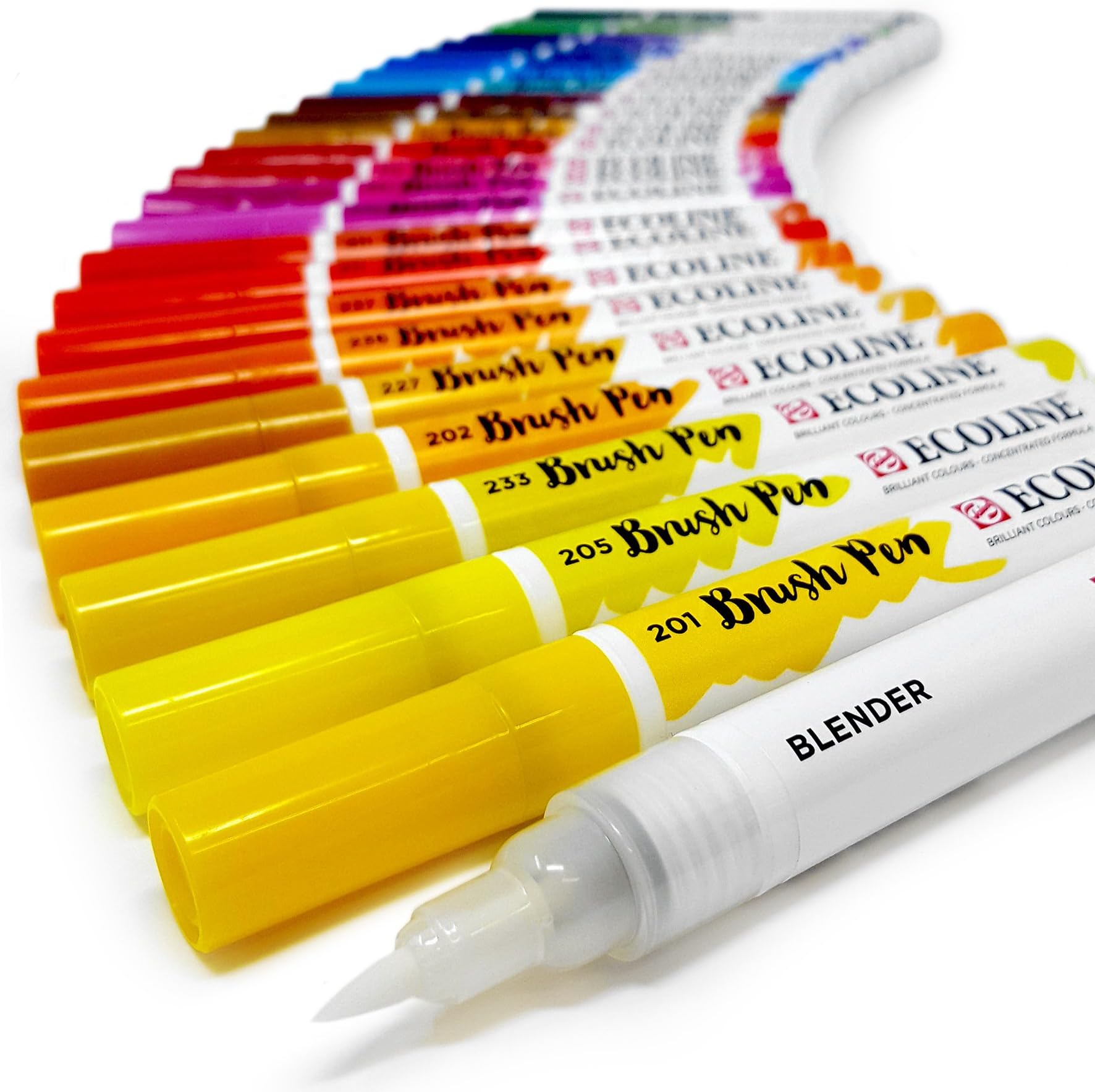 Ecoline Royal Talens Liquid Watercolour Drawing Painting Brush Pens ...