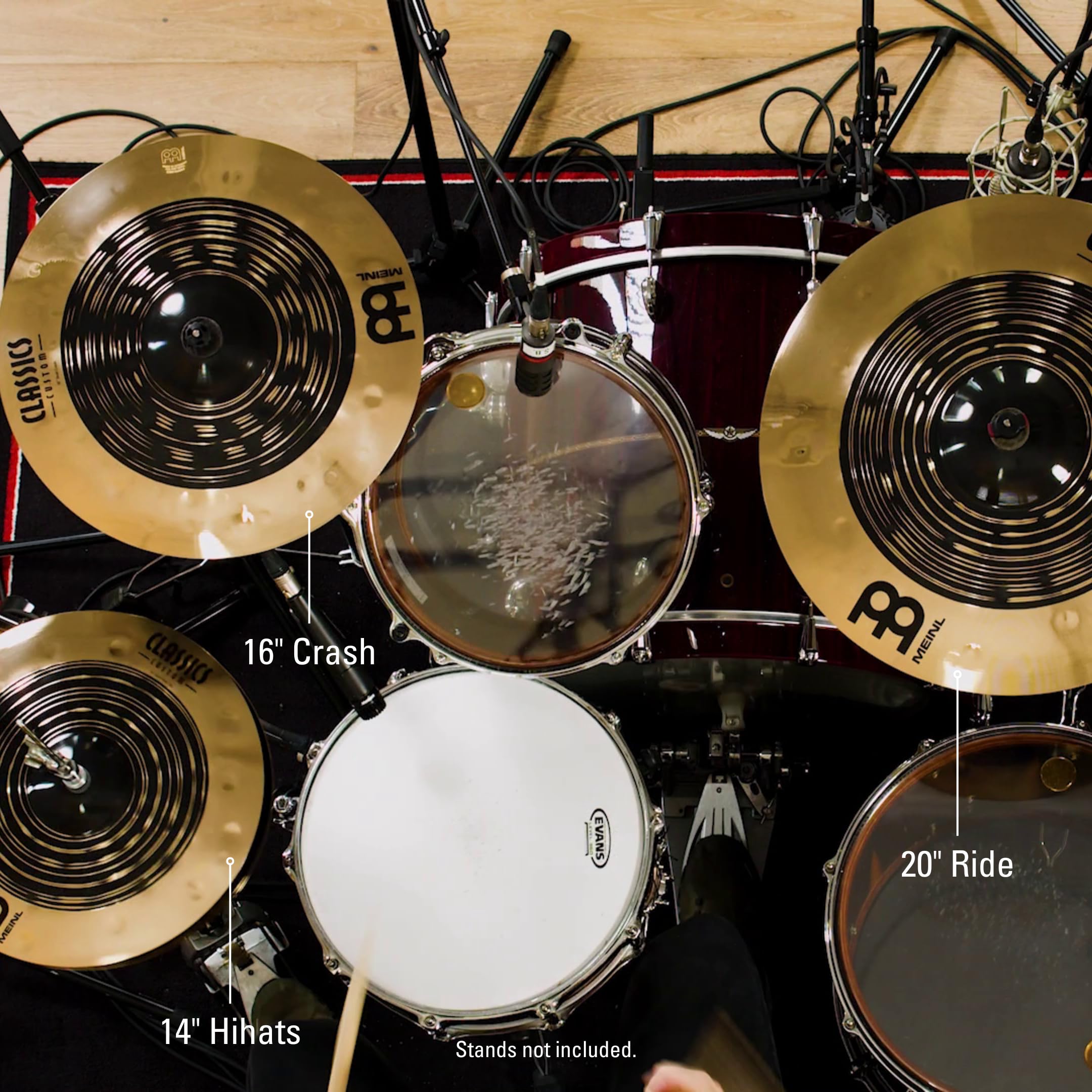 Snapklik.com : Meinl Cymbals Classics Custom Dual Complete Cymbal Set ...