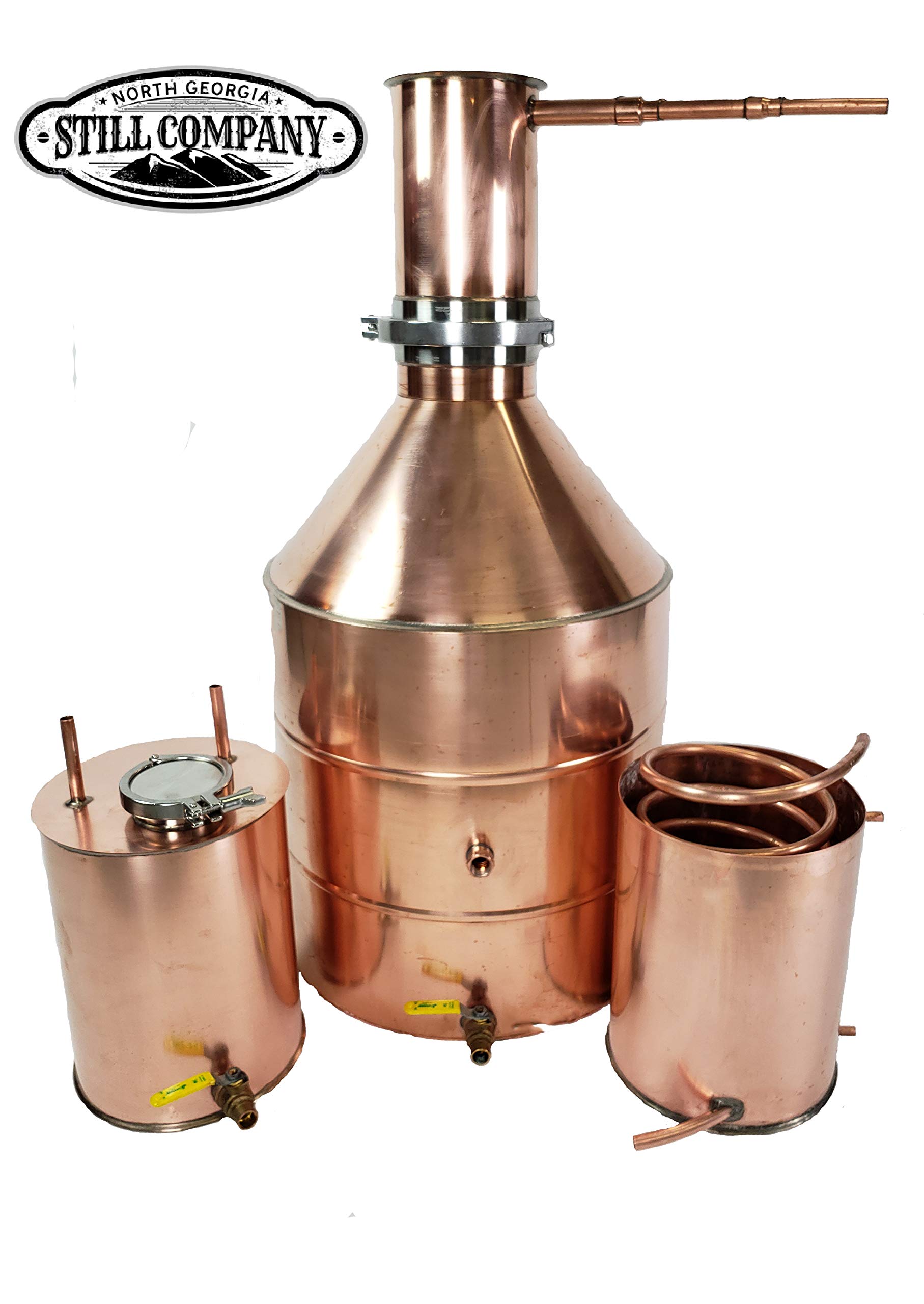 20 Gallon Copper Moonshine Whiskey Still With Tri Clamp Cap ...