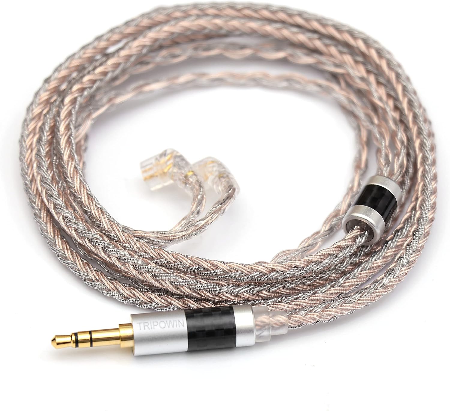 TRIPOWIN Jelly Upgraded 21 Core HiFi Earphone Cable with Silver-plated ...