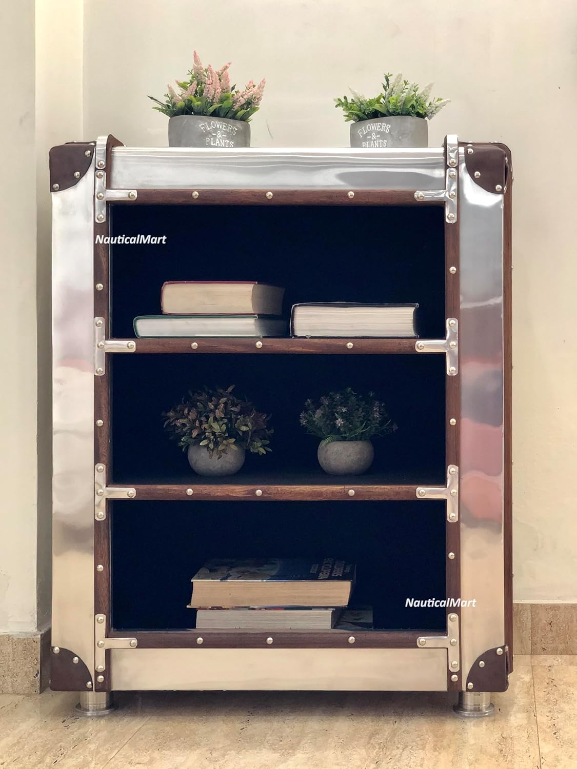Amazon.com: NauticalMart Aviator Aluminium Shelf Home Office Furniture ...