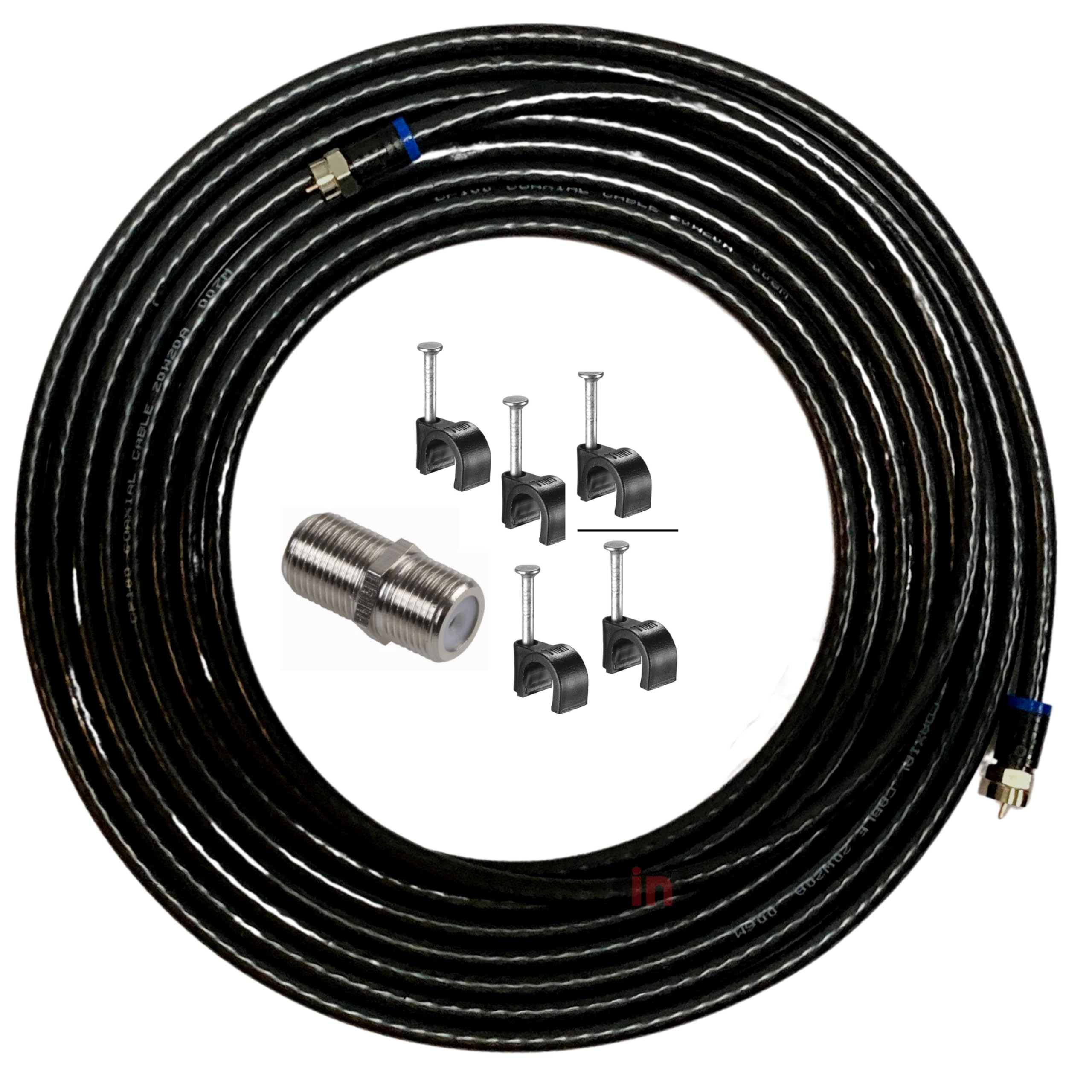 Inbrackets Coax Cable Lead Extension Kit for Virgin Media TV Broadband ...