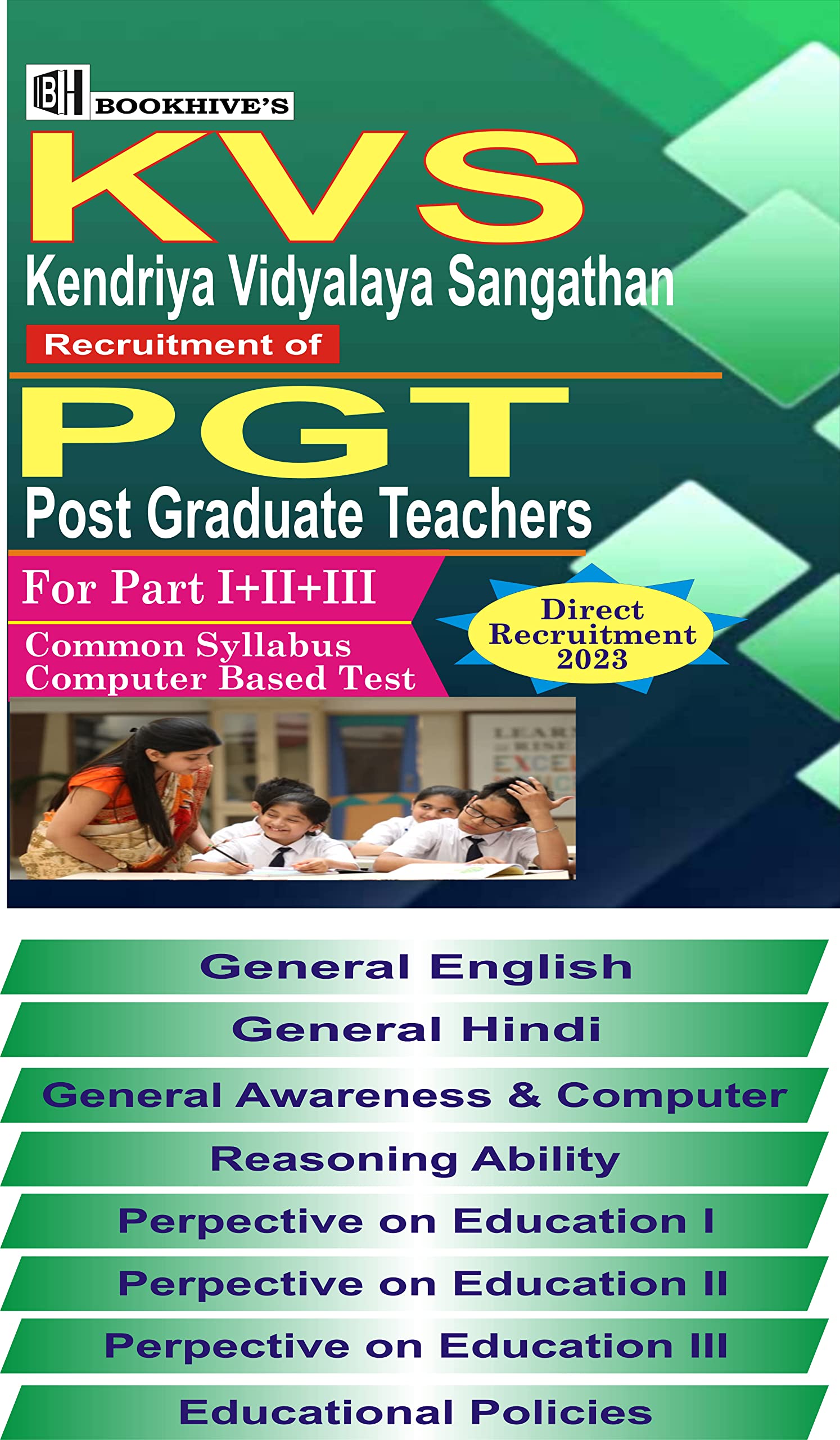 KVS PGT Post Graduate Teachers 2023 (Set of 8 Books) Direct Recruitment ...