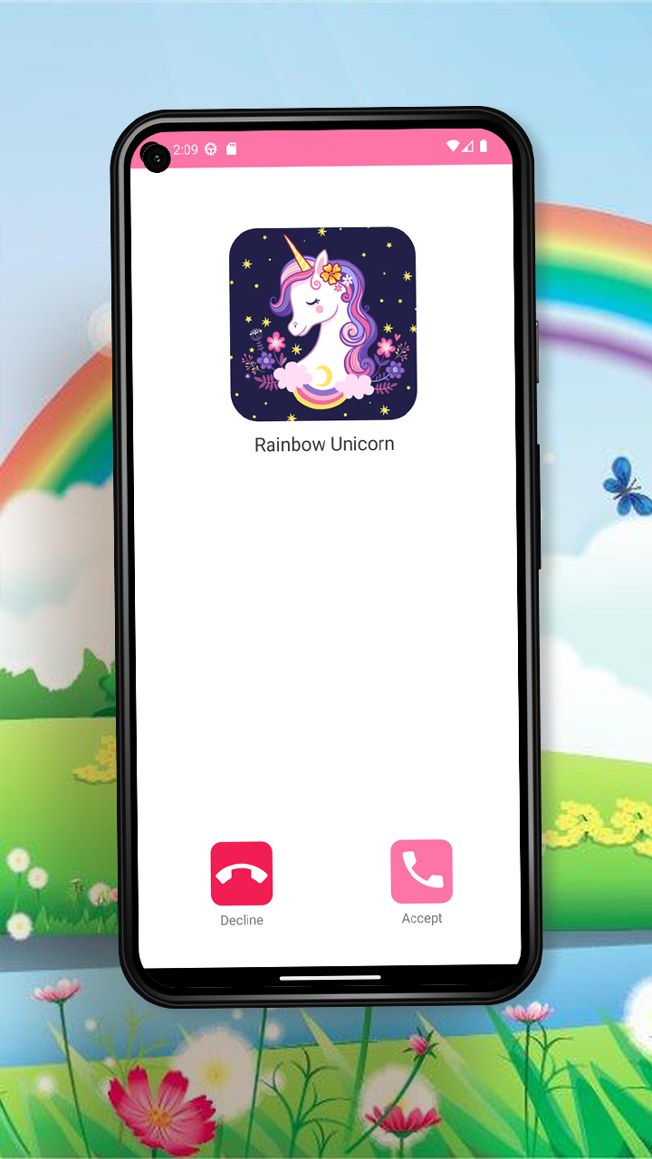Incoming Video Call From Renbow Unicorn Fake Video Voice Call & Texting Simulator | Game For ...