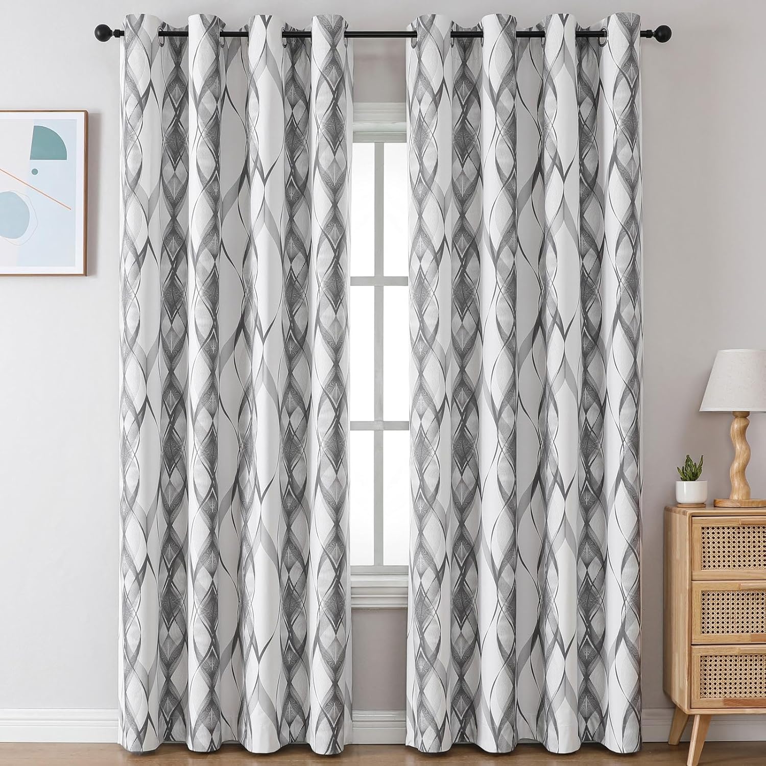 Amazon.com: BULLPRINCESS Blackout Curtains 84 Inch Length 2 Panels Set ...
