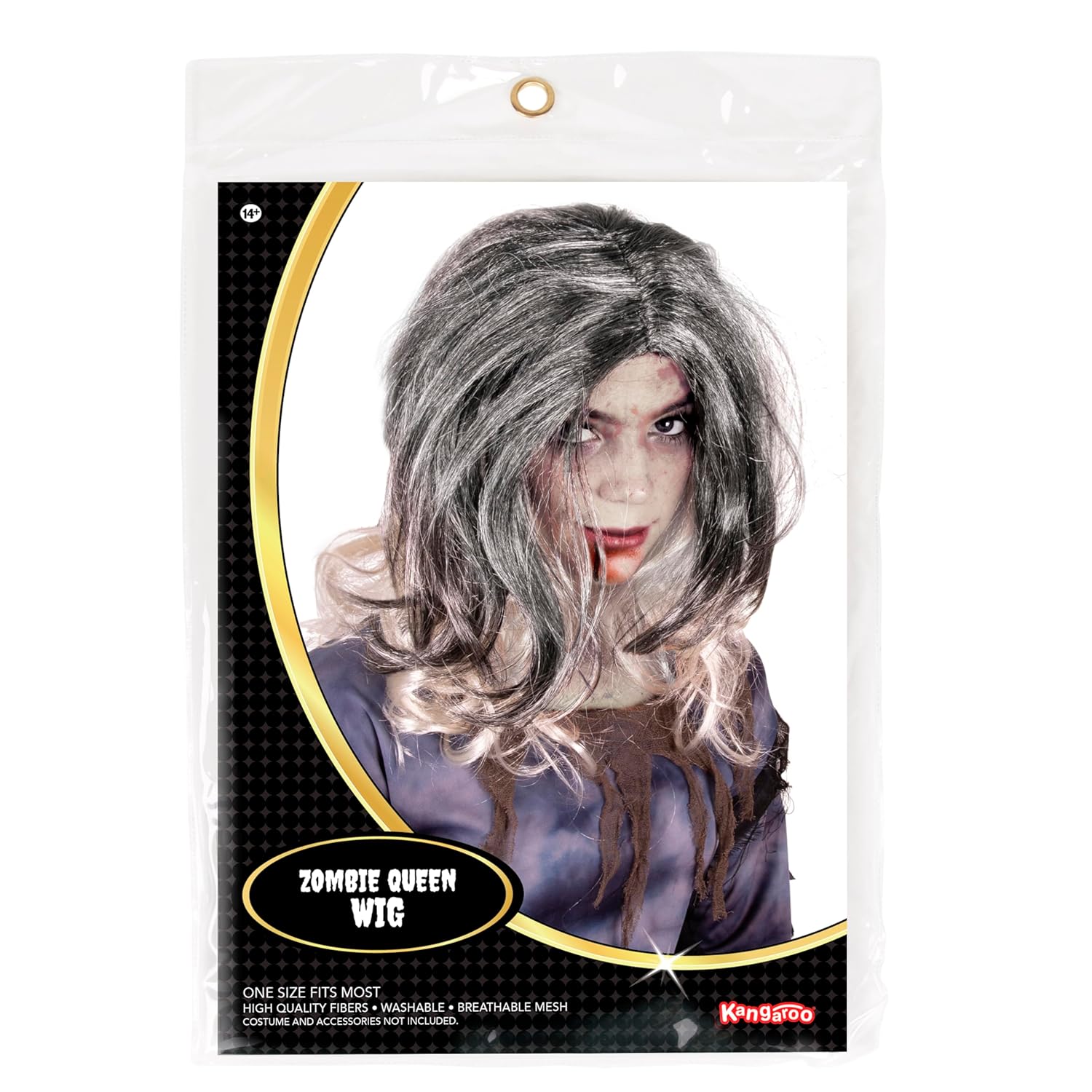 Amazon.com: Kangaroo Zombie Queen Creature Wig, Witch Wig, Witch Wigs ...