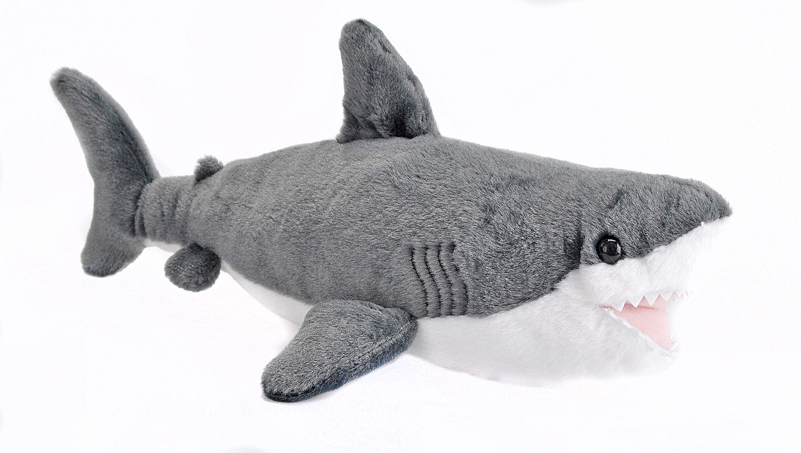 Wild Republic Great White Shark Plush, Stuffed Animal, Plush Toy, Gifts ...