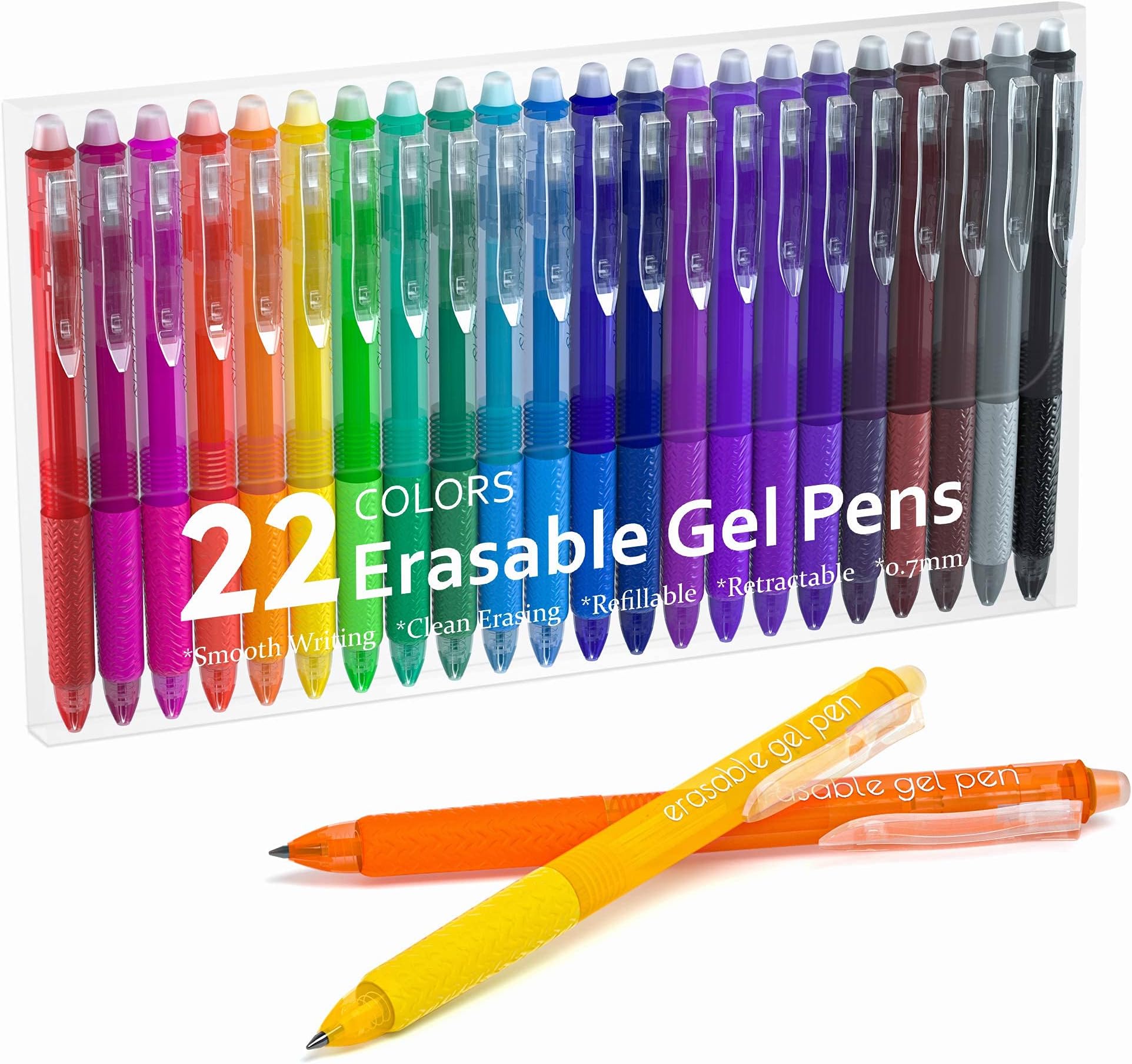 DxJ Erasable Gel Pens - Heat Erase Pens for Fabric, 8 Pack Assorted ...