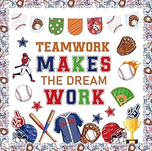 Amazon.com : Shejdgart Baseball Bulletin Board Decorations - Baseball ...
