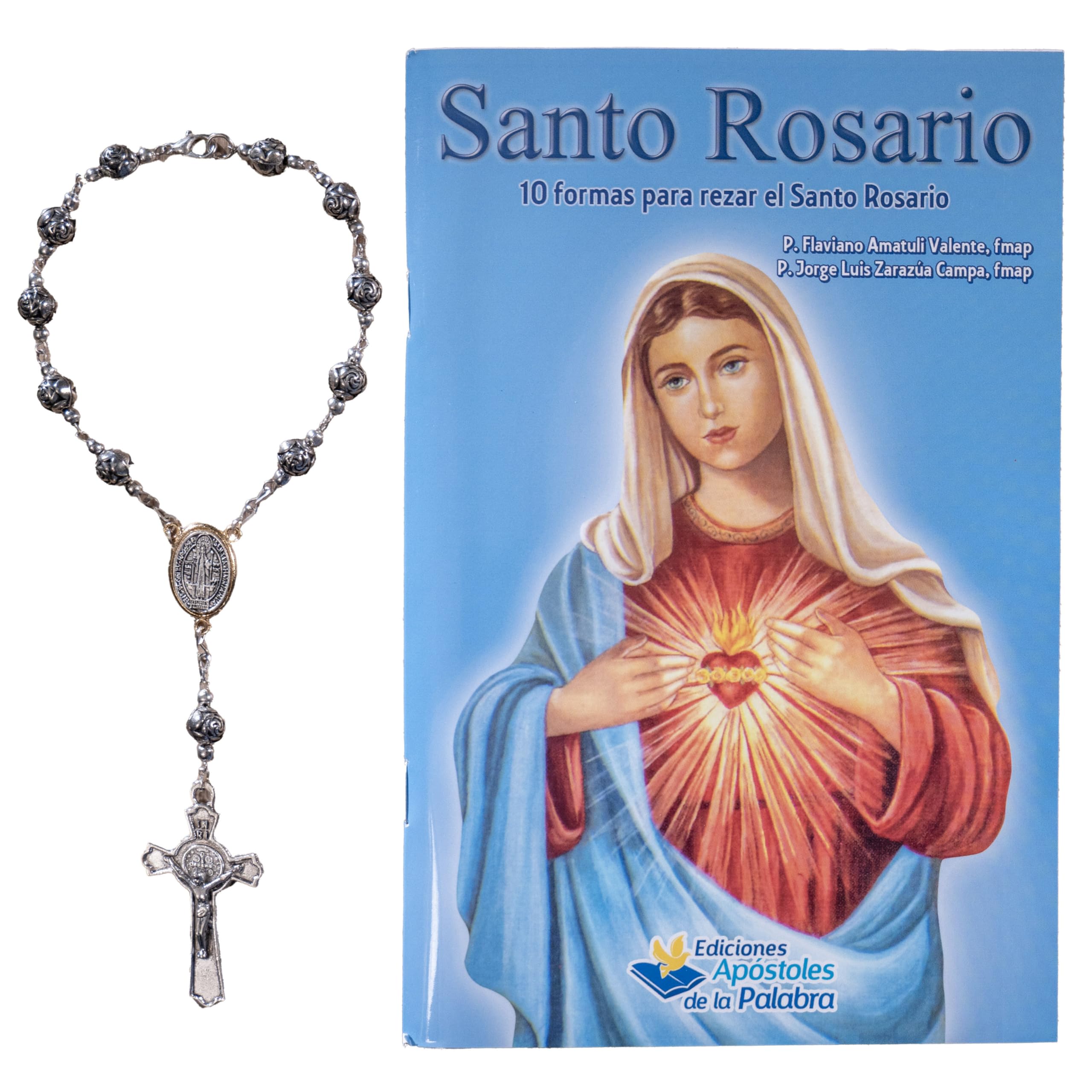 Amazon.com: KIWIJOY Santo Rosario - 10 formas de rezar el Santo Rosario ...
