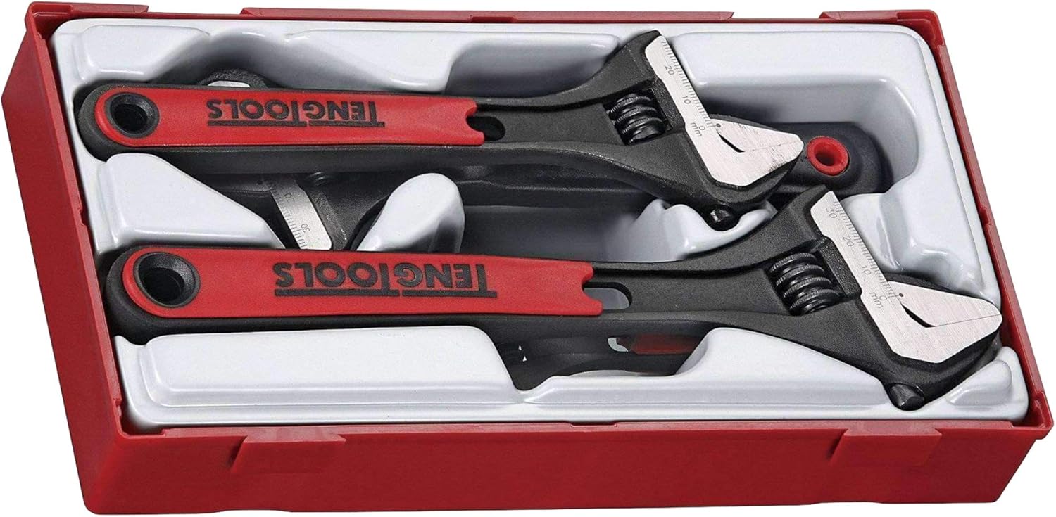 Teng Tools TTADJ04 Adjustable Wrench Set (4-Piece) : Amazon.co.uk: DIY ...
