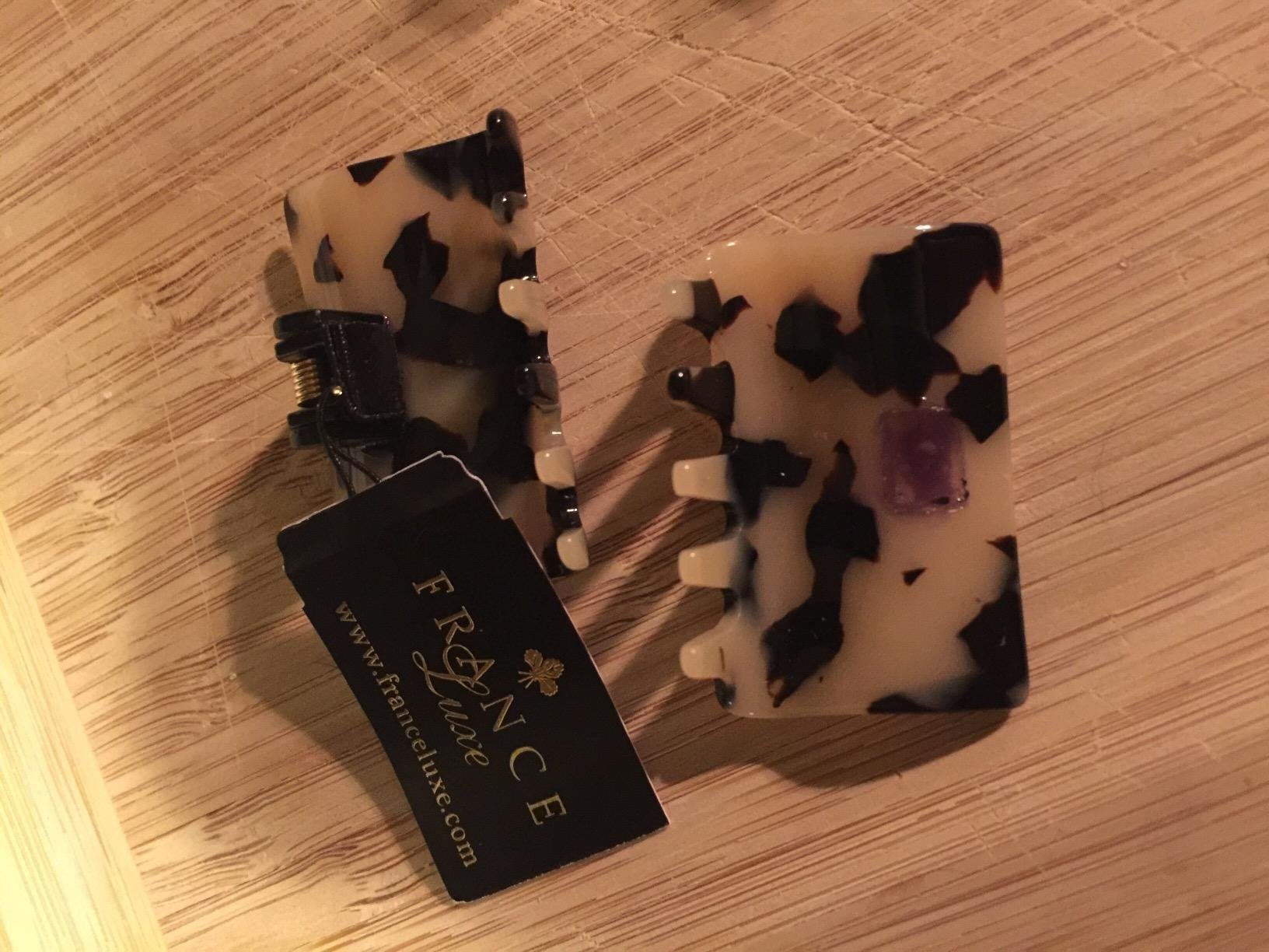 Amazon.com : France Luxe Little Bongo Jaw - Ivory Tokyo : Hair Claws ...