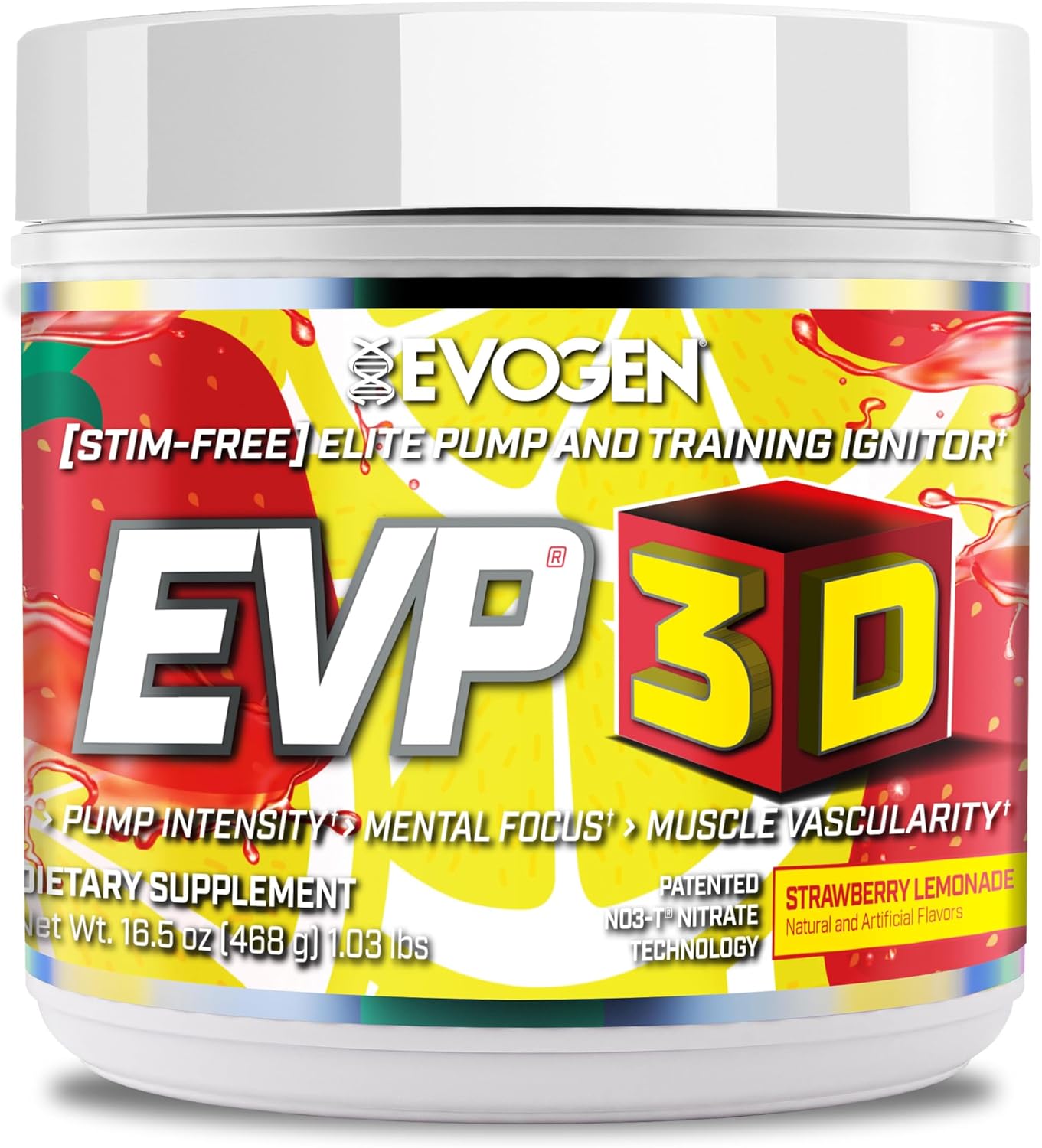 Amazon.com: Evogen EVP 3D - Stim Free Pre Workout Powder for Men & Women | Sugar Free Non Stim ...