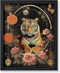 Amazon.com: Poster Master Surreal Poster - Trippy Tiger Print ...