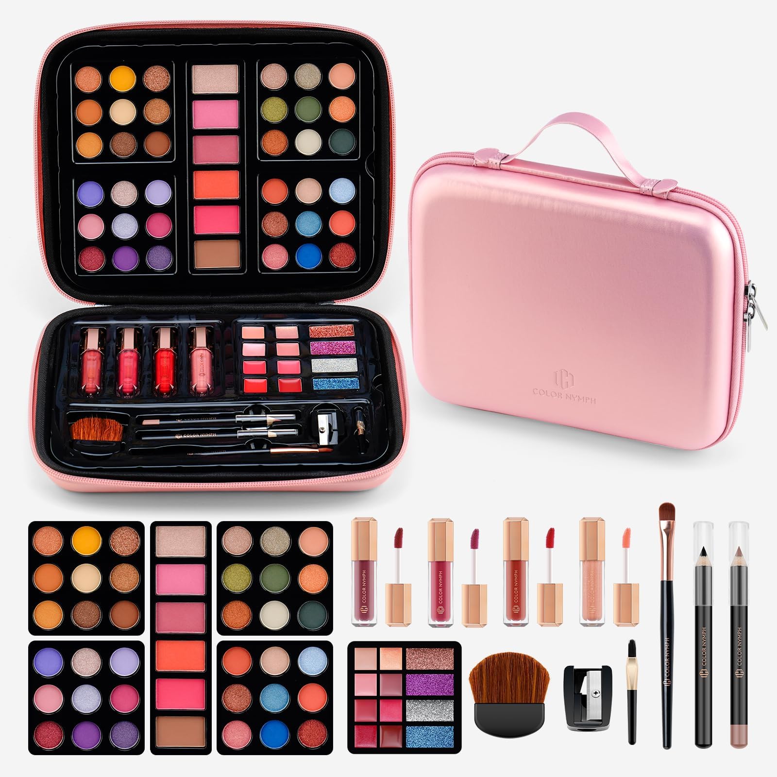 Amazon.com : Color Nymph Makeup for Teens with Reusable Pink Handbag ...