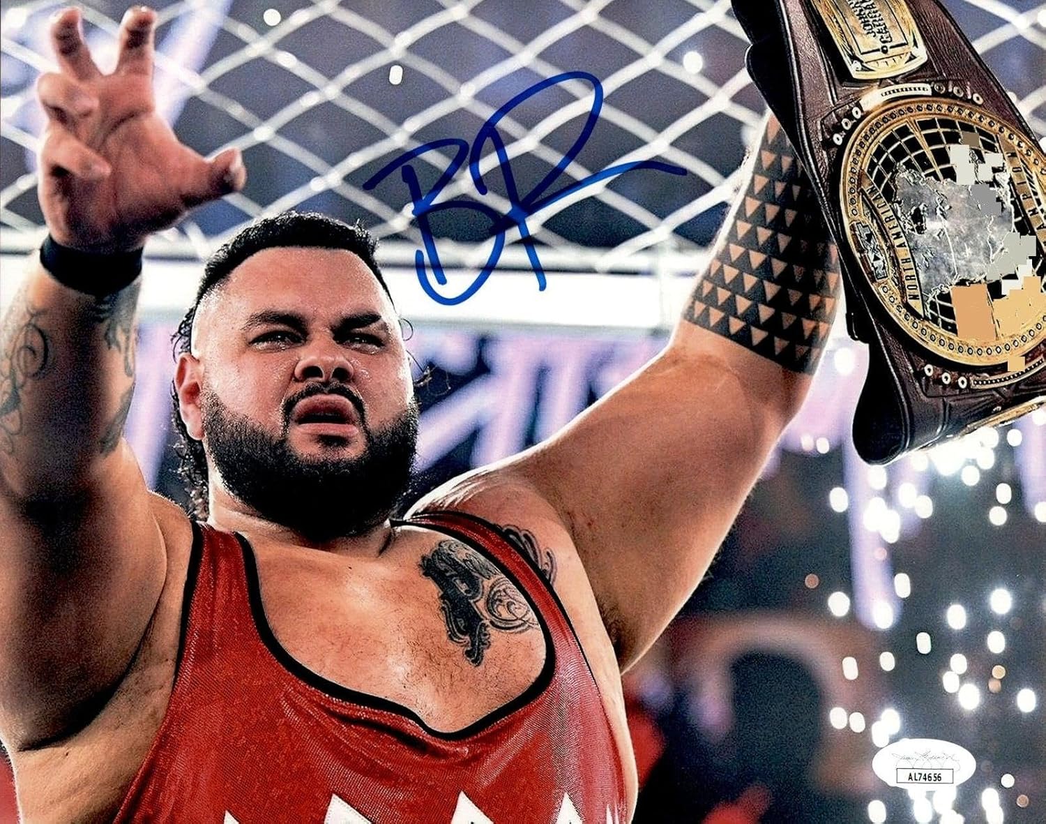 Bronson Reed Signed WWE NXT North American Champion 8x10 Photo #6 JSA ...