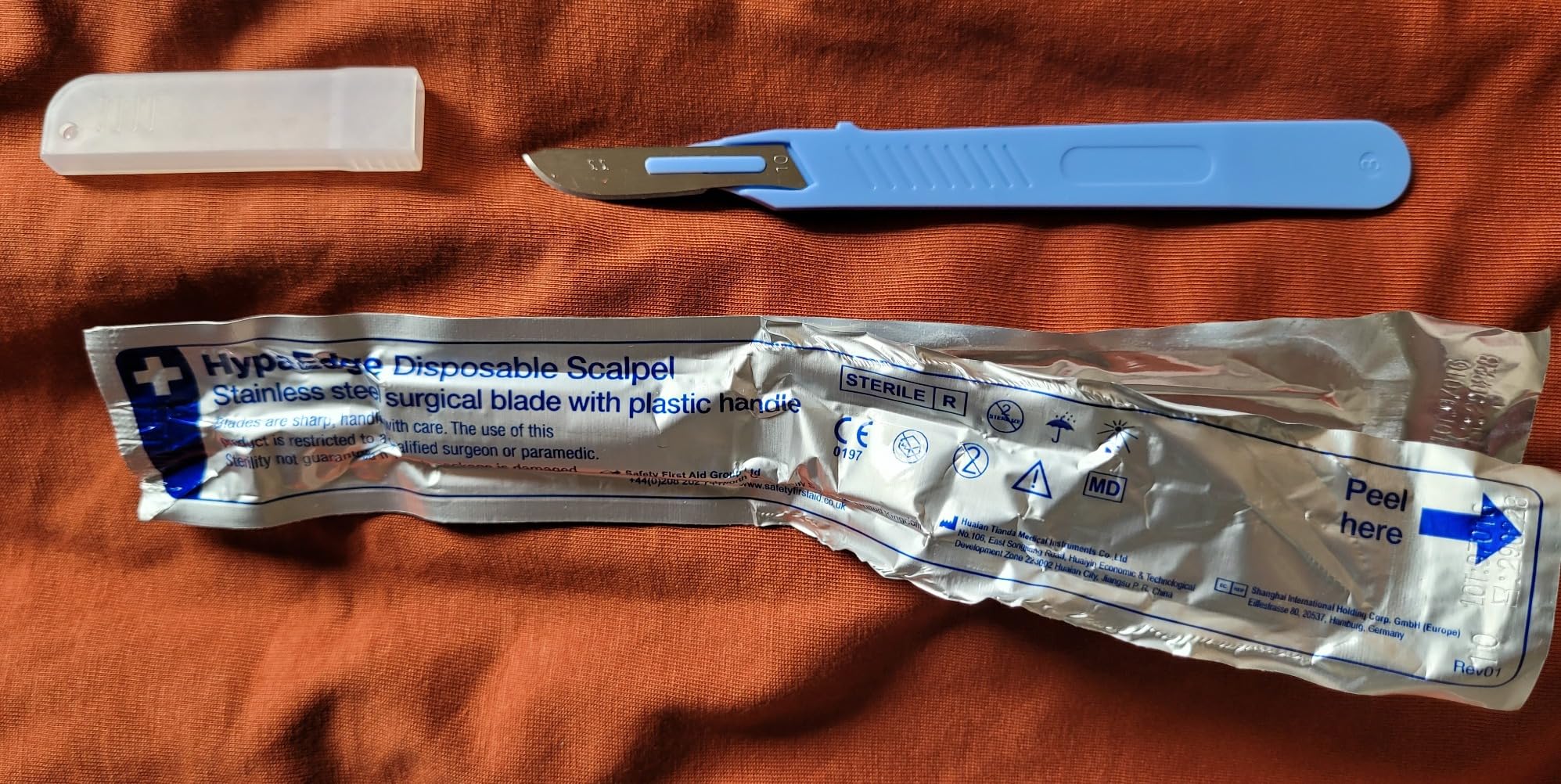 Safety First Aid Group HypaEdge Sterile Disposable Scalpels Size 10 ...