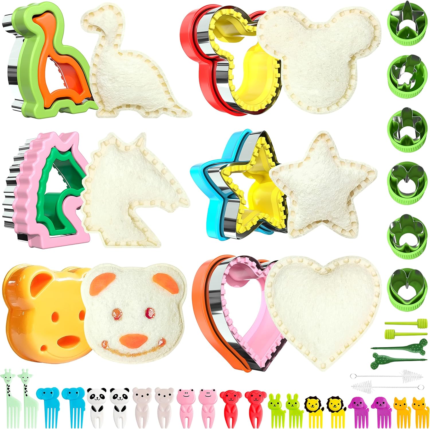 Amazon.com: Sandwich Cutters for Kids Lunch,Sandwich Cutter and Sealer ...