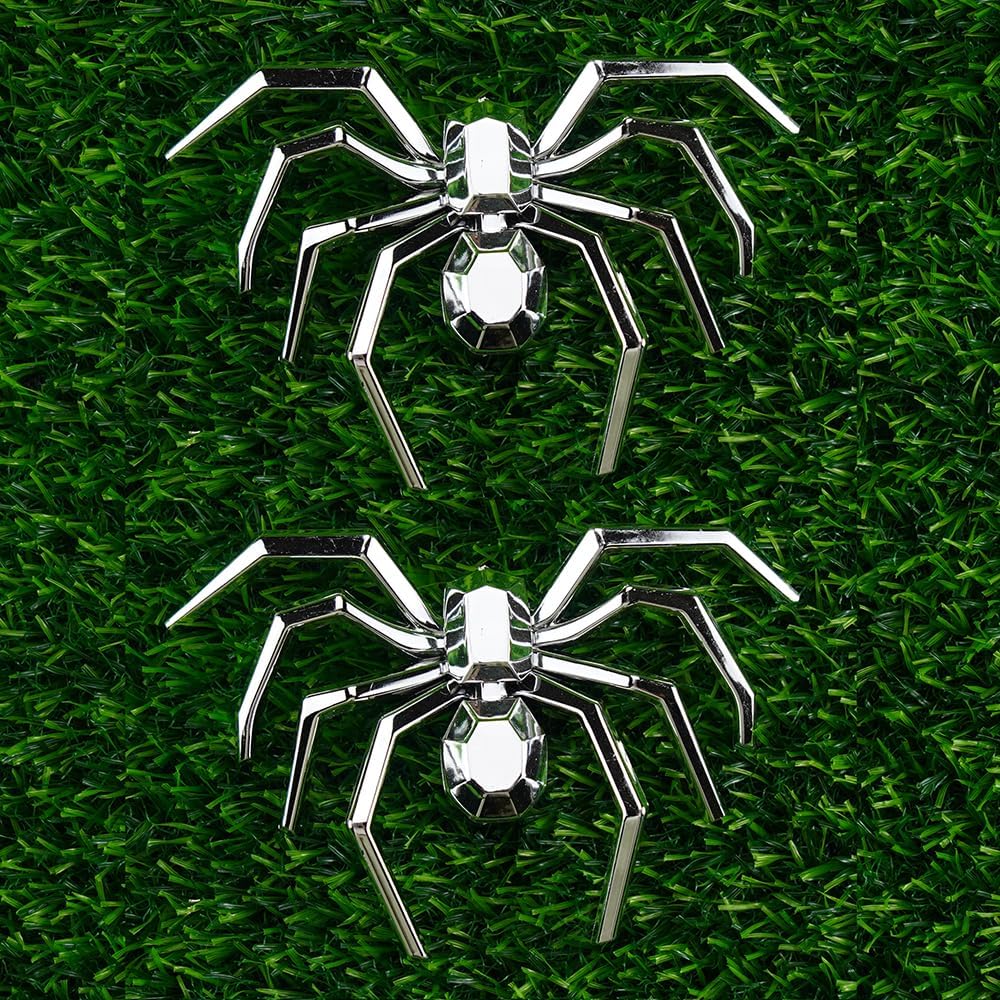 Amazon.com: 2Pc 5inch New Custom Spider Emblems 3D Badges Nameplate ...
