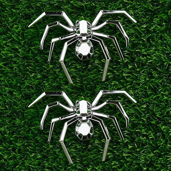 Amazon.com: 2Pc 5inch New Custom Spider Emblems 3D Badges Nameplate ...