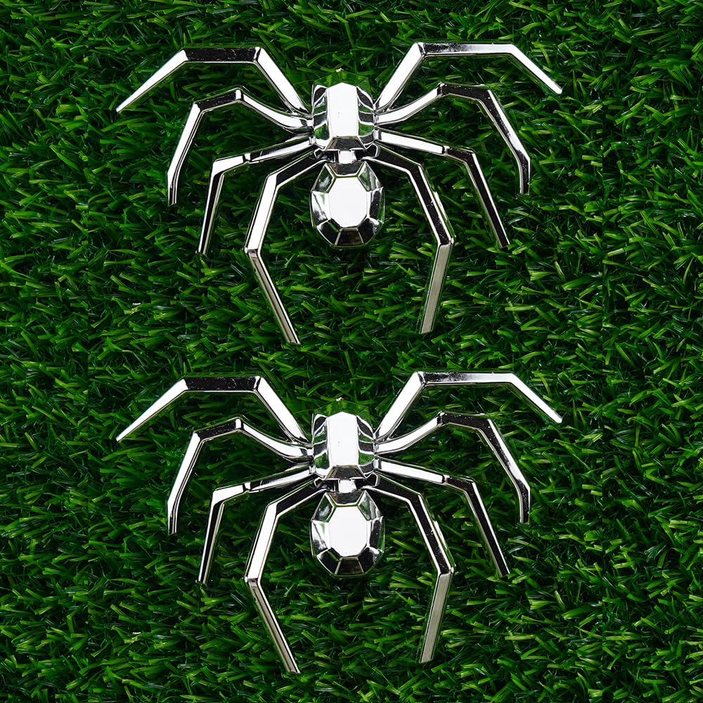 Amazon.com: 2Pc 5inch New Custom Spider Emblems 3D Badges Nameplate ...