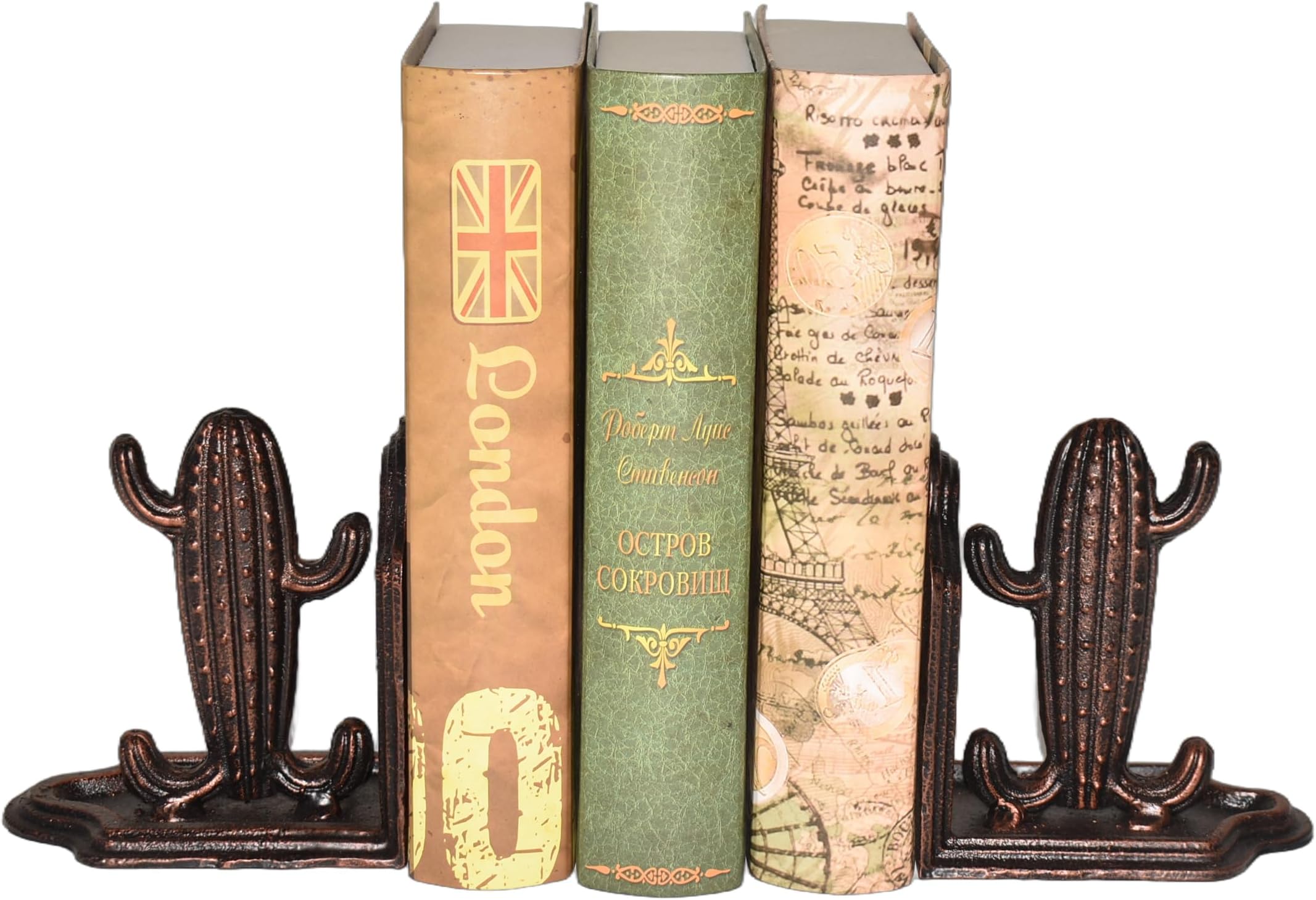 Amazon.com: Iron Hand Bookends - Cast Iron Decorative Accent for Home ...