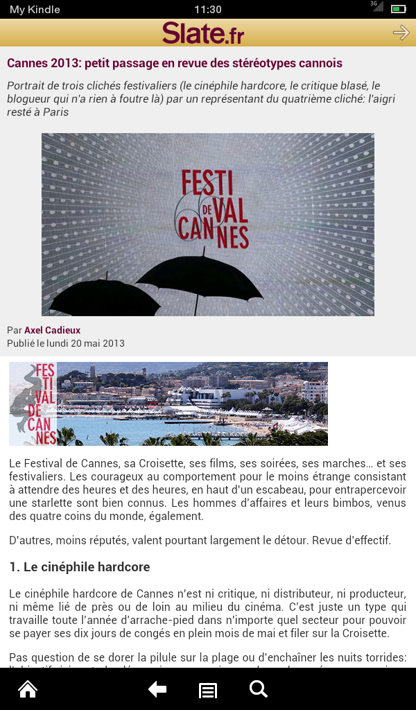 Slate France - Application sur Amazon Appstore