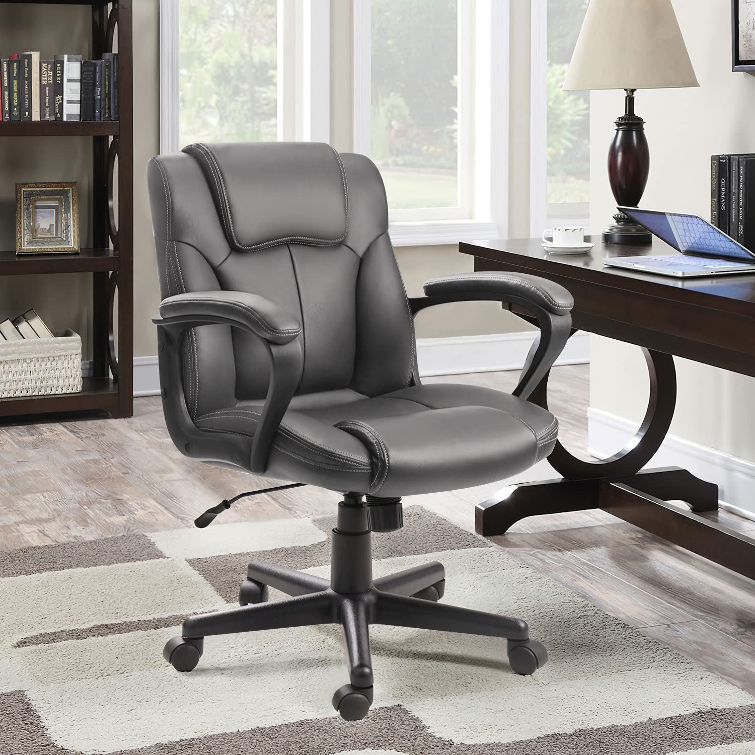 Snapklik.com : Shahoo Executive Office Chair Swivel Task Seat