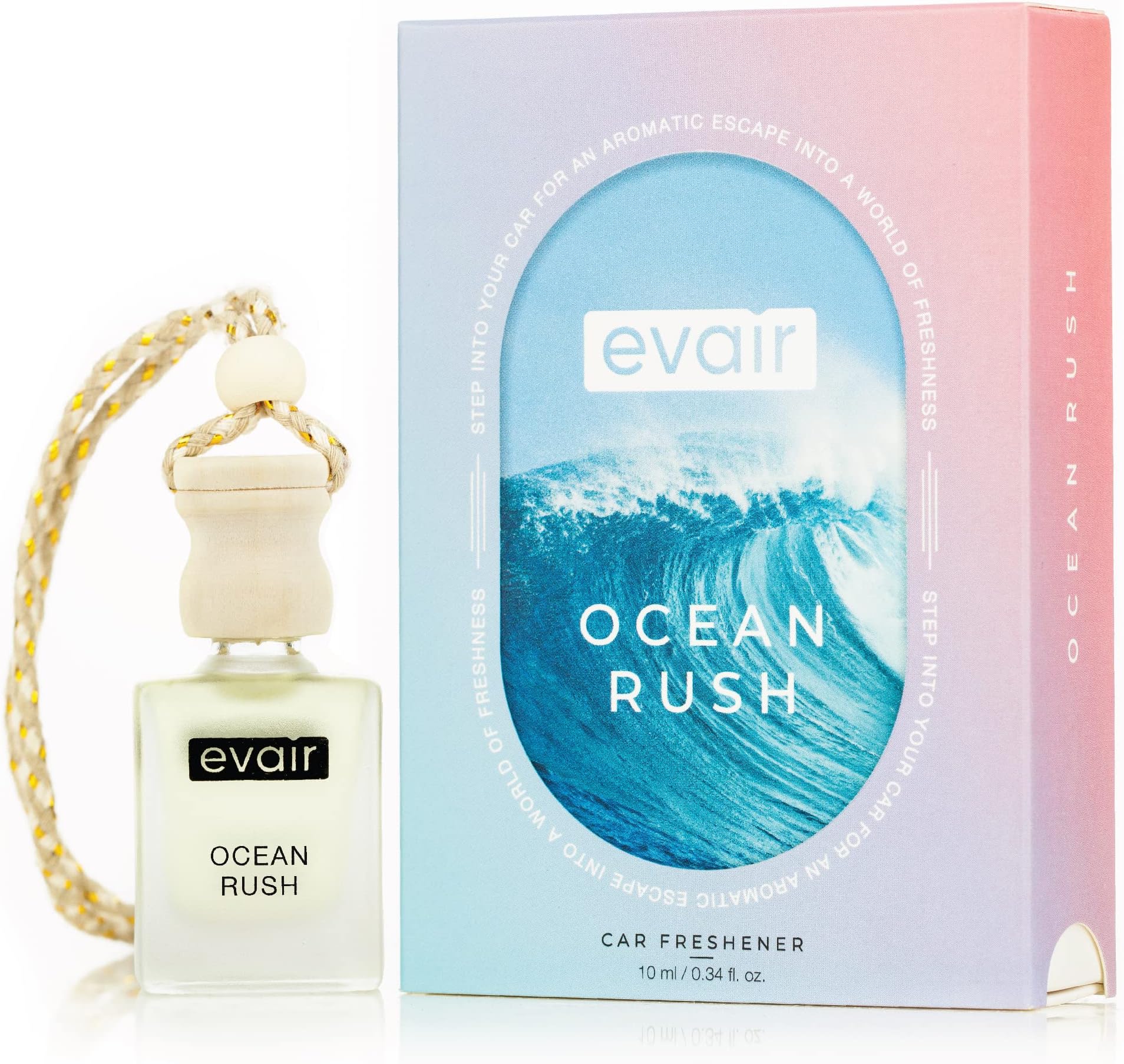 Evair Ocean Rush Car Air Freshener | Hanging Car Perfume | Premium Car ...