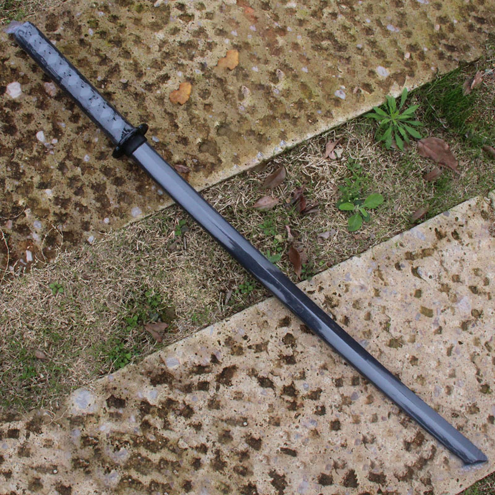 Wooden Katana Samurai Training Sword With Scabbard And Handguard 103 ...