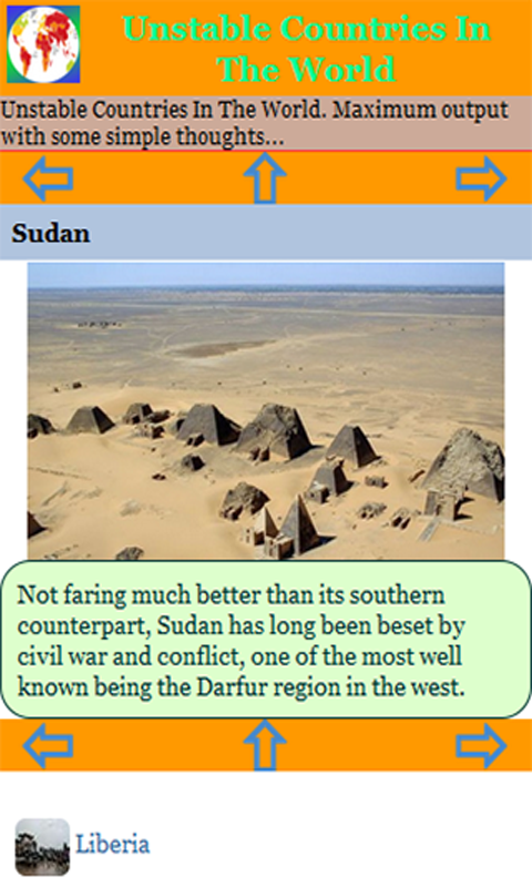 Unstable Countries In The World - App on Amazon Appstore