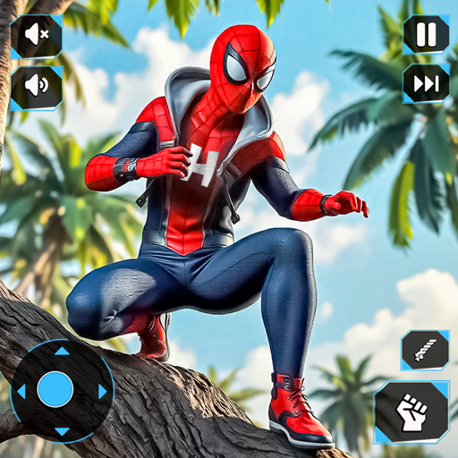 Real Flying Spider Hero Ultimate Jungle Rope Shooting: Wild Rope ...