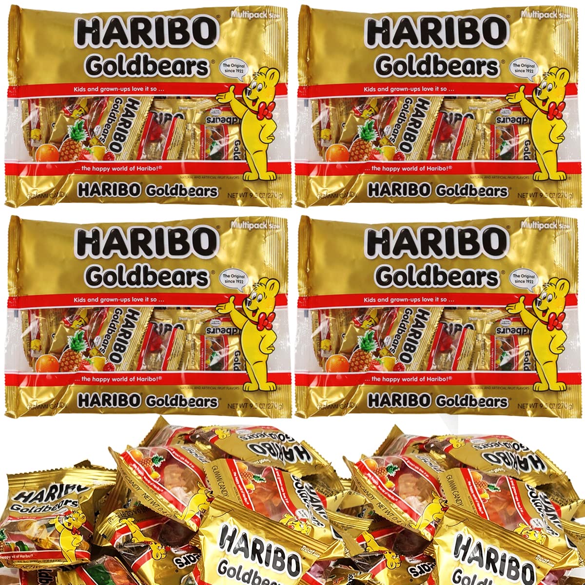 Haribo Goldbears – 84 Small Bags of Gummy Candy – Delicious and ...