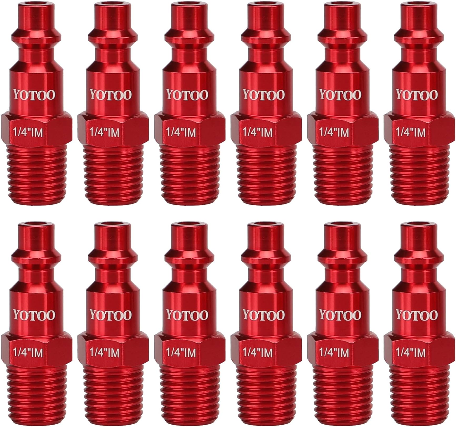 Amazon.com: Milton 727 NPT M Style 1/4 Male Air Line End Plug (MIL727 ...