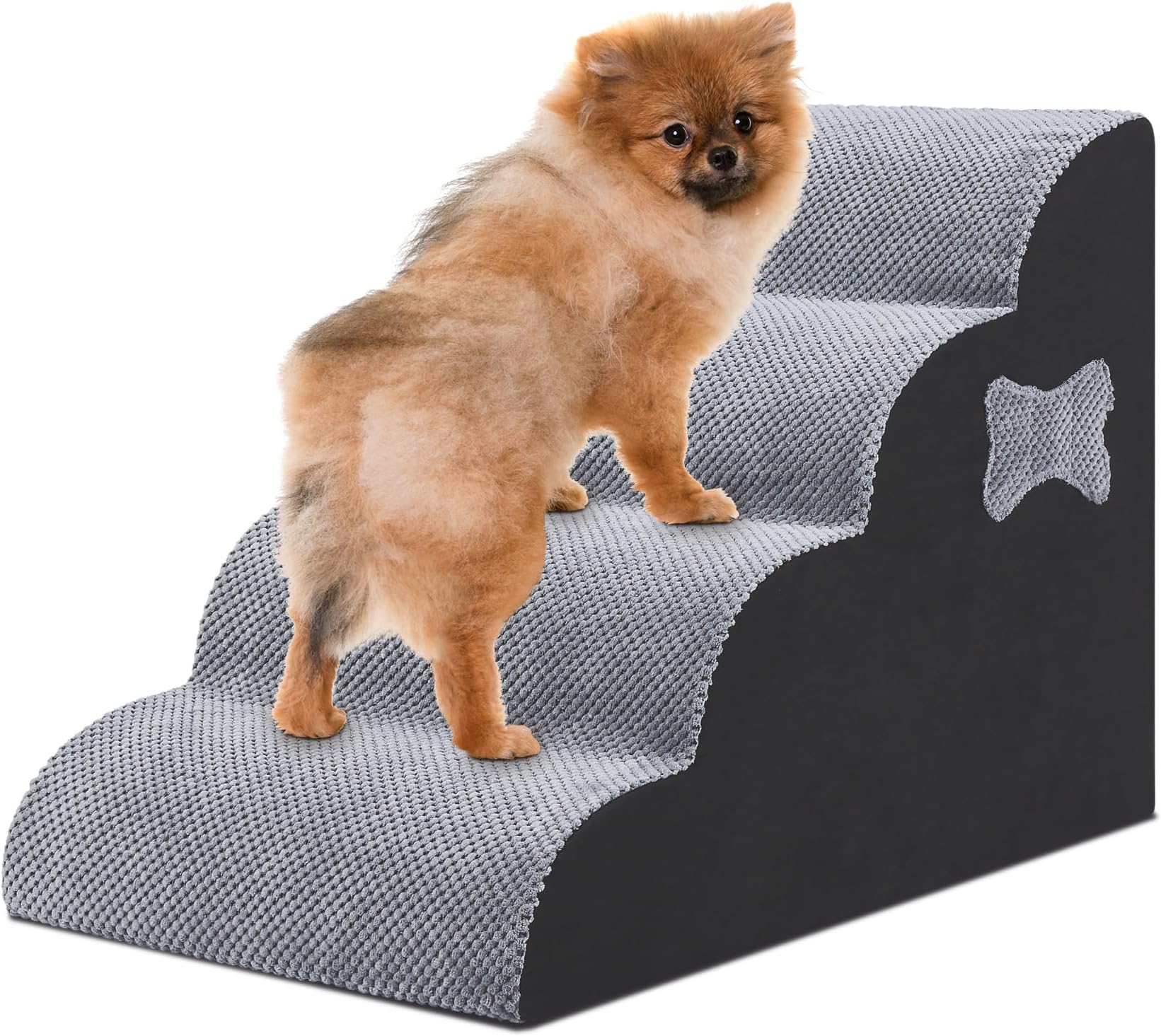 Amazon.com : Dog Stairs for Small Dogs,18.9”H 4 Steps Pet Steps for ...