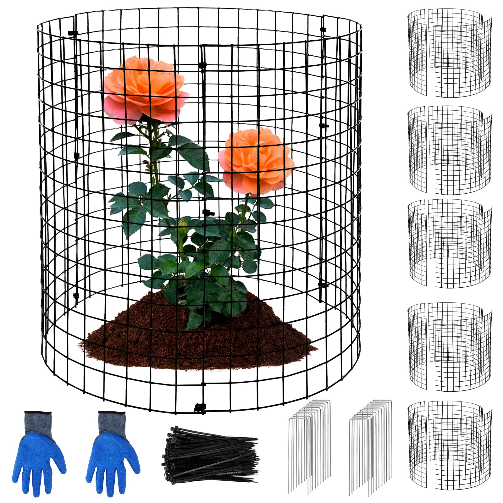 Amazon.com : 15Pcs Plant Protectors from Animals, Plant Cages for ...