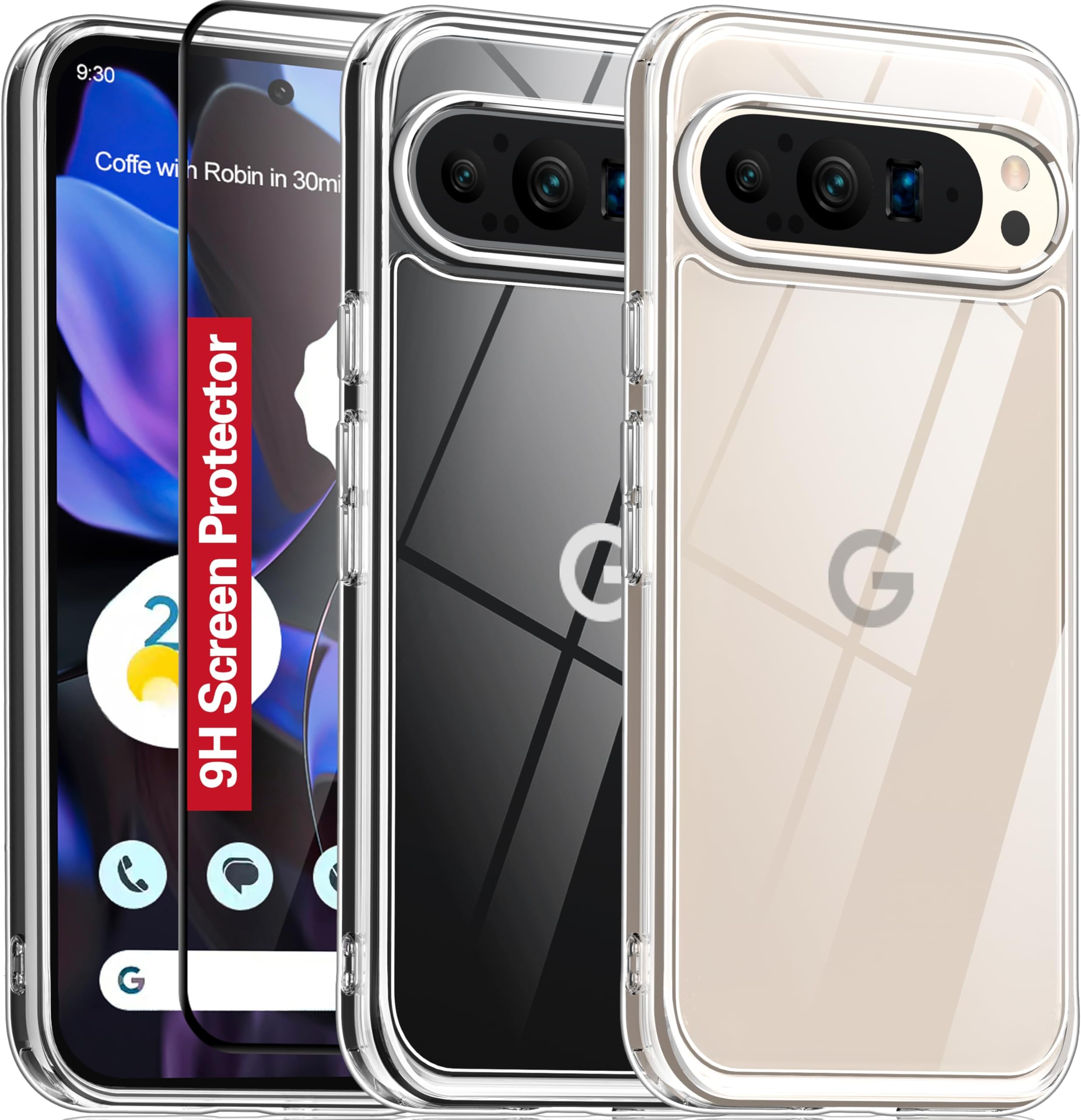 Amazon.com: Oterkin Magnetic for Google Pixel 9 Pro XL Case with Screen ...