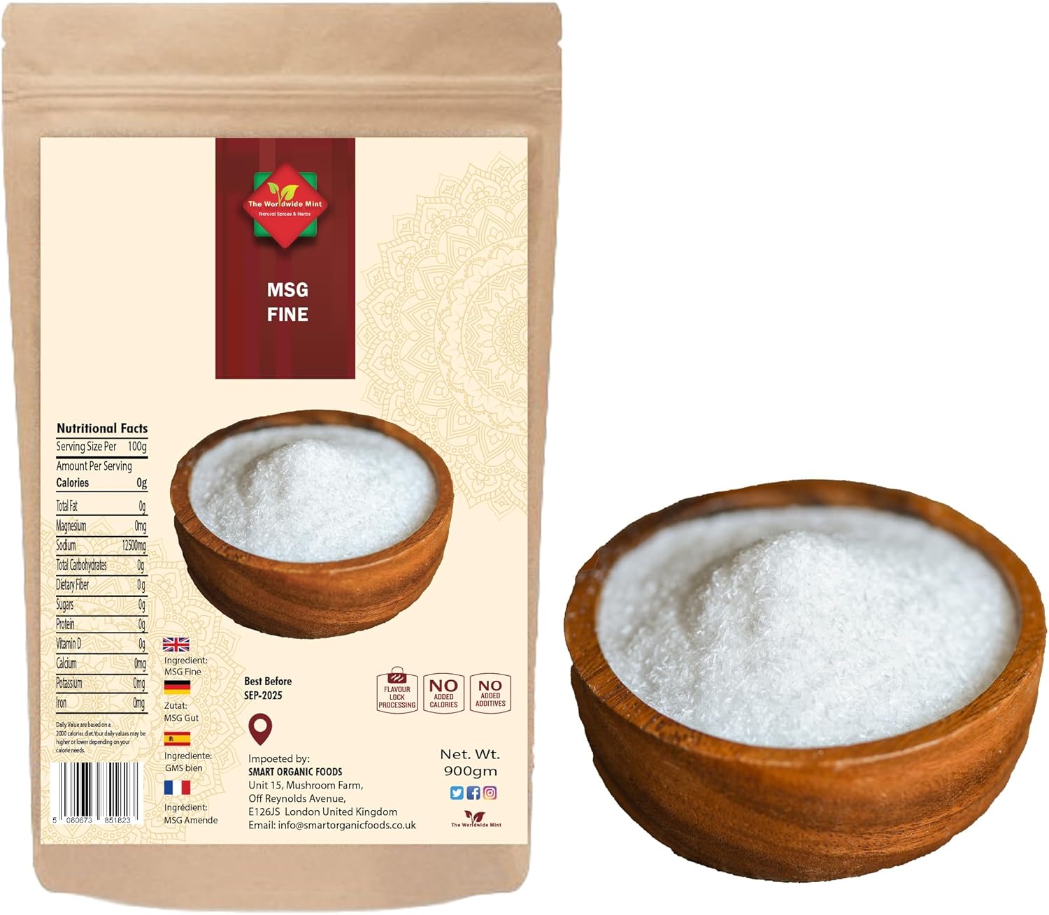 MSG Fine (900G / 31.75oz) | Monosodium Glutamate | Ajinomoto | Umami Seasoning | Premium Quality ...