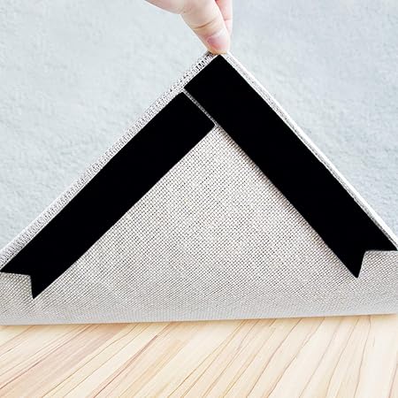 Amazon.com: Sollifa Rug Tape,16 Pcs Dual Sided Washable Removable Rug ...
